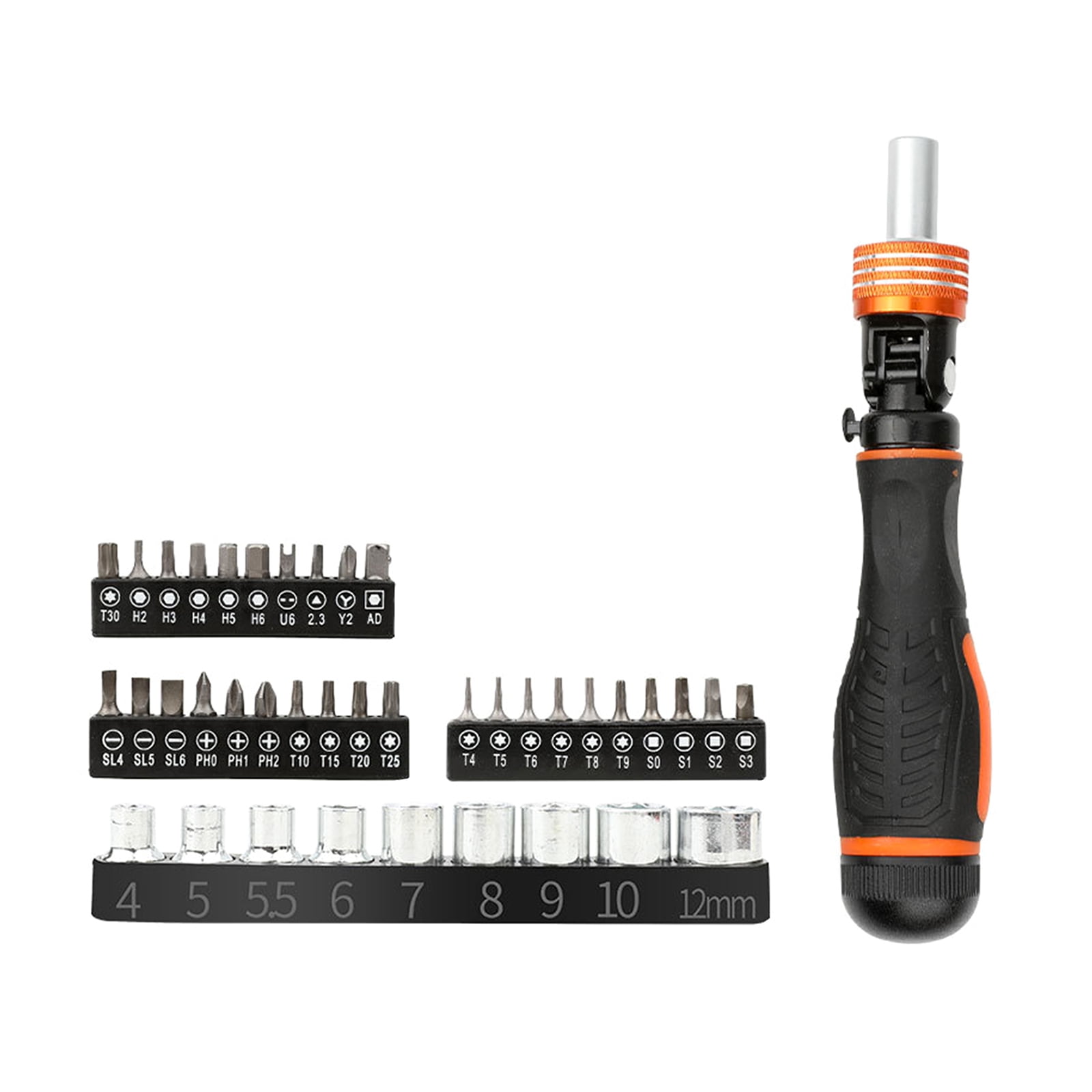 40pcs Versatile Magnetic Ratchet Screwdriver Set Compact Screwdriver ...