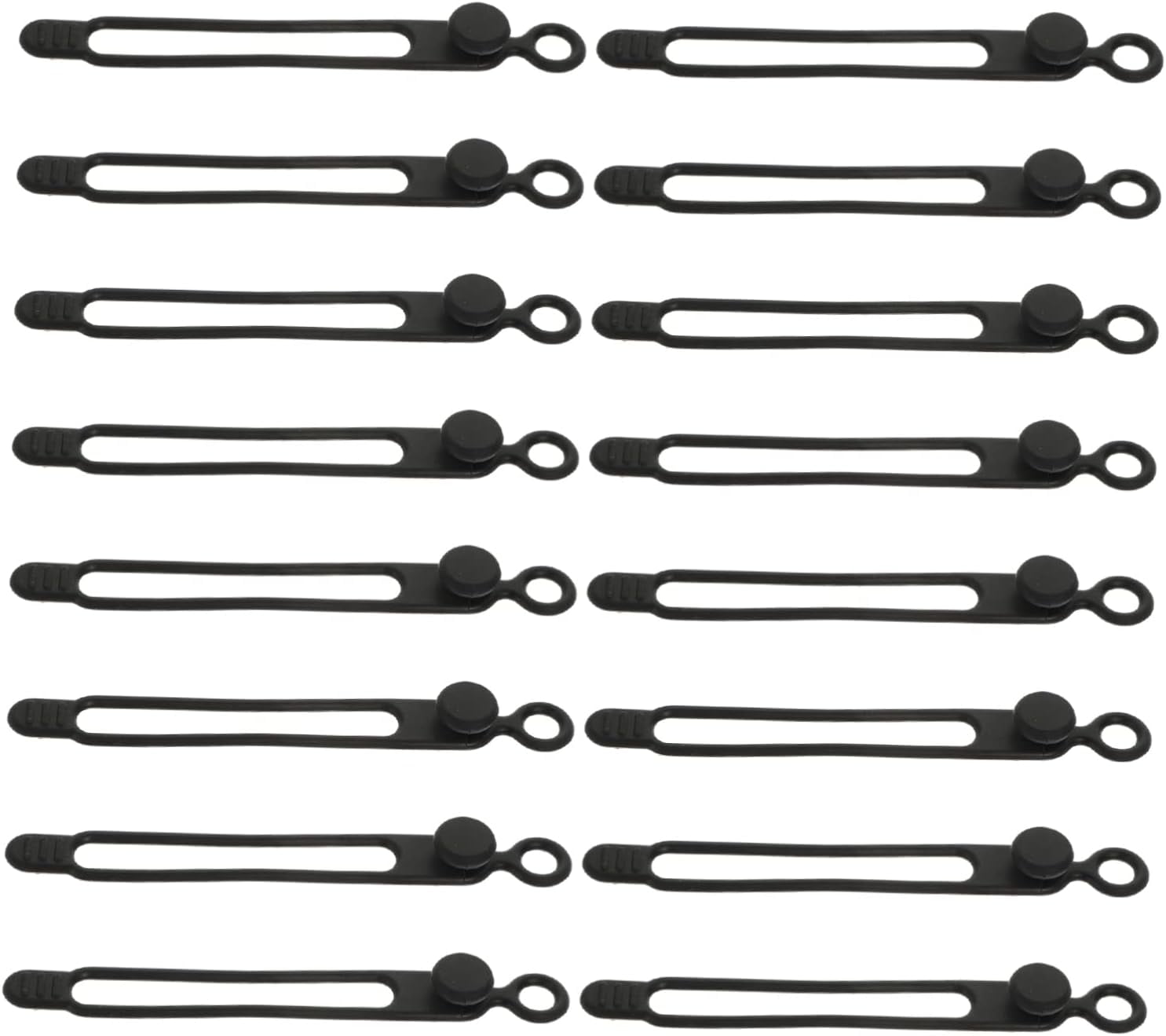 40pcs Wire Organizer Electrical Cable Ties Silicone Zip Ties Silicone ...