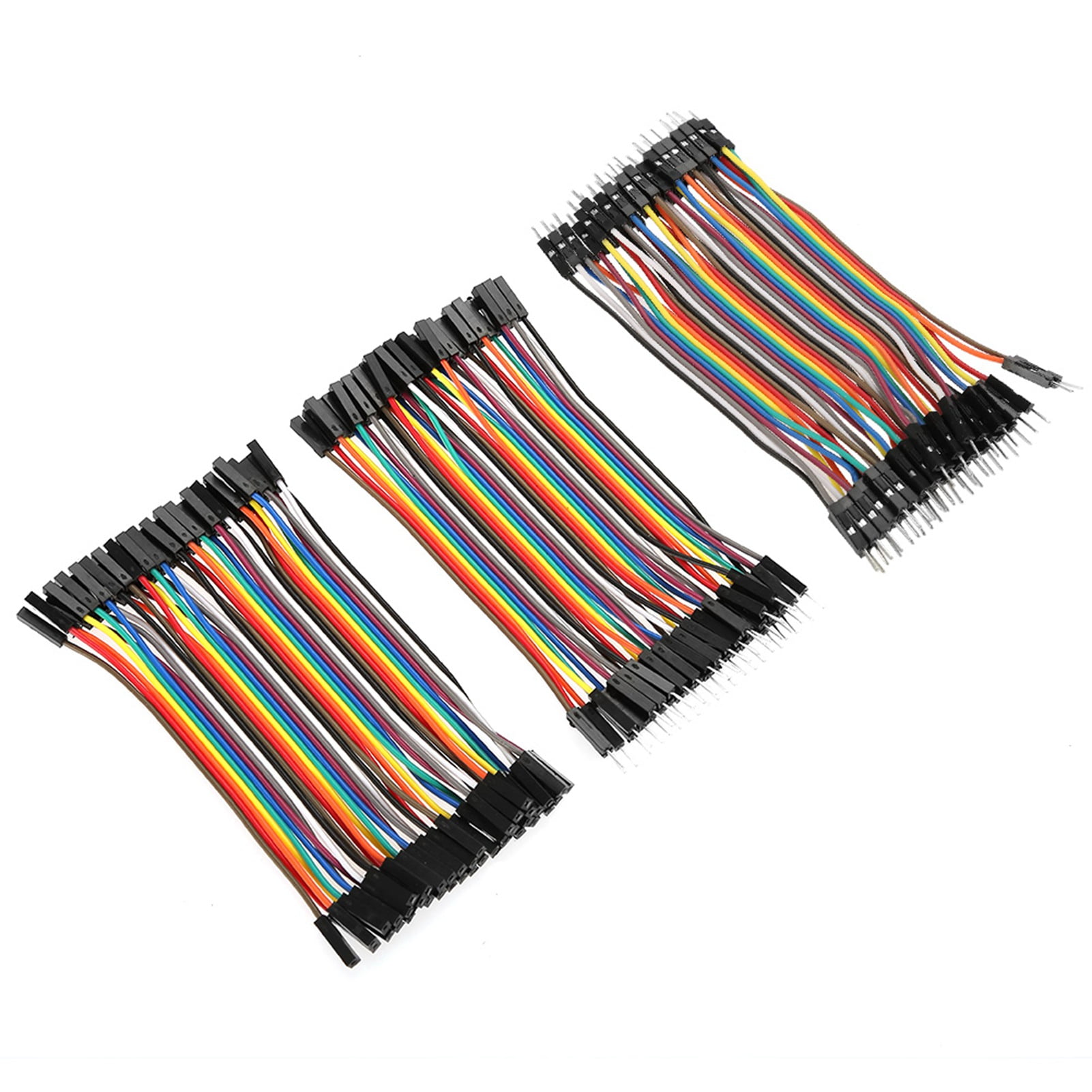 40pin 10cm Jumper Wire Kit M to F/M to M/F to F - Colorful Breadboard ...