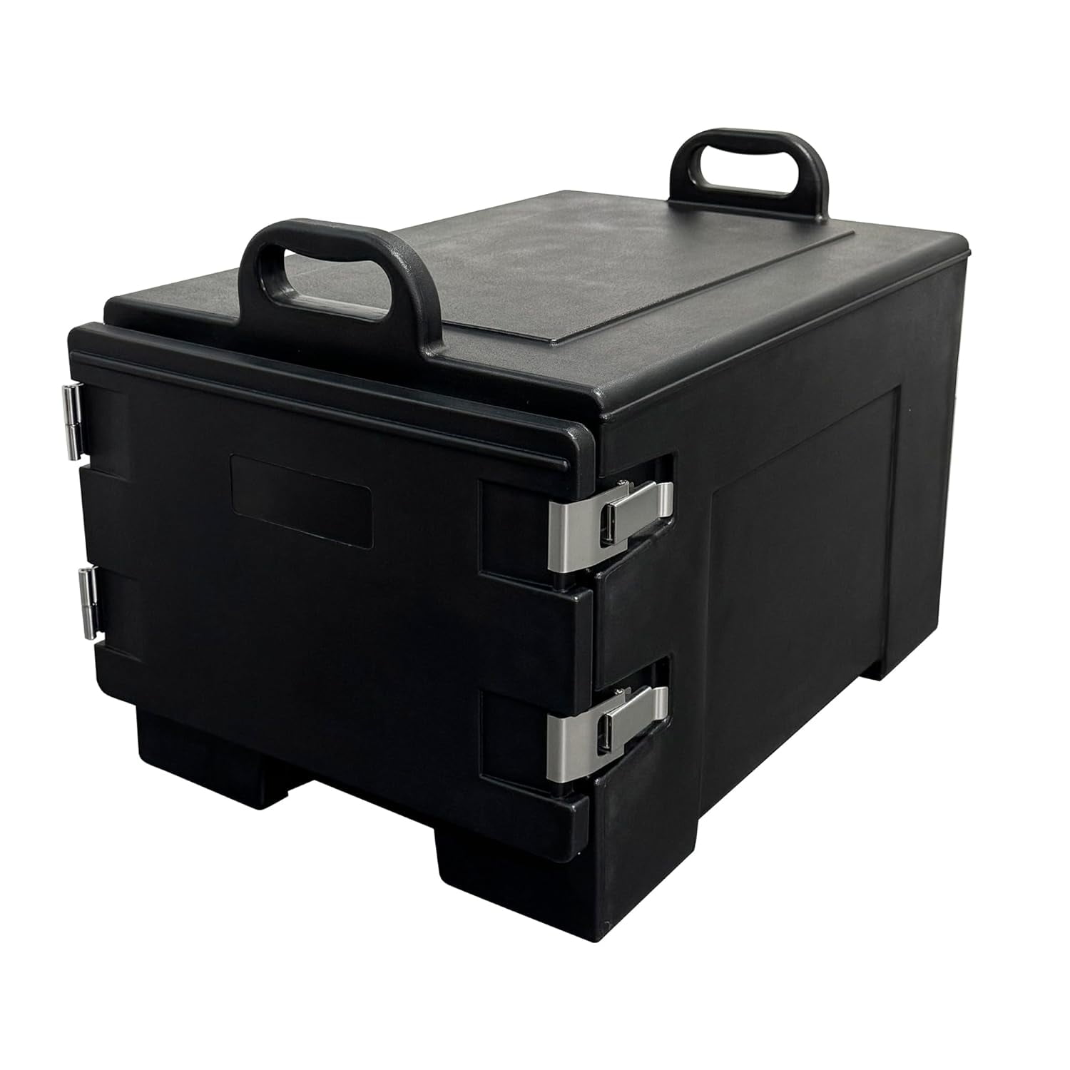 40qt Food Carrier 304 Stainless Steel Latch Portable Food Warmer Black ...