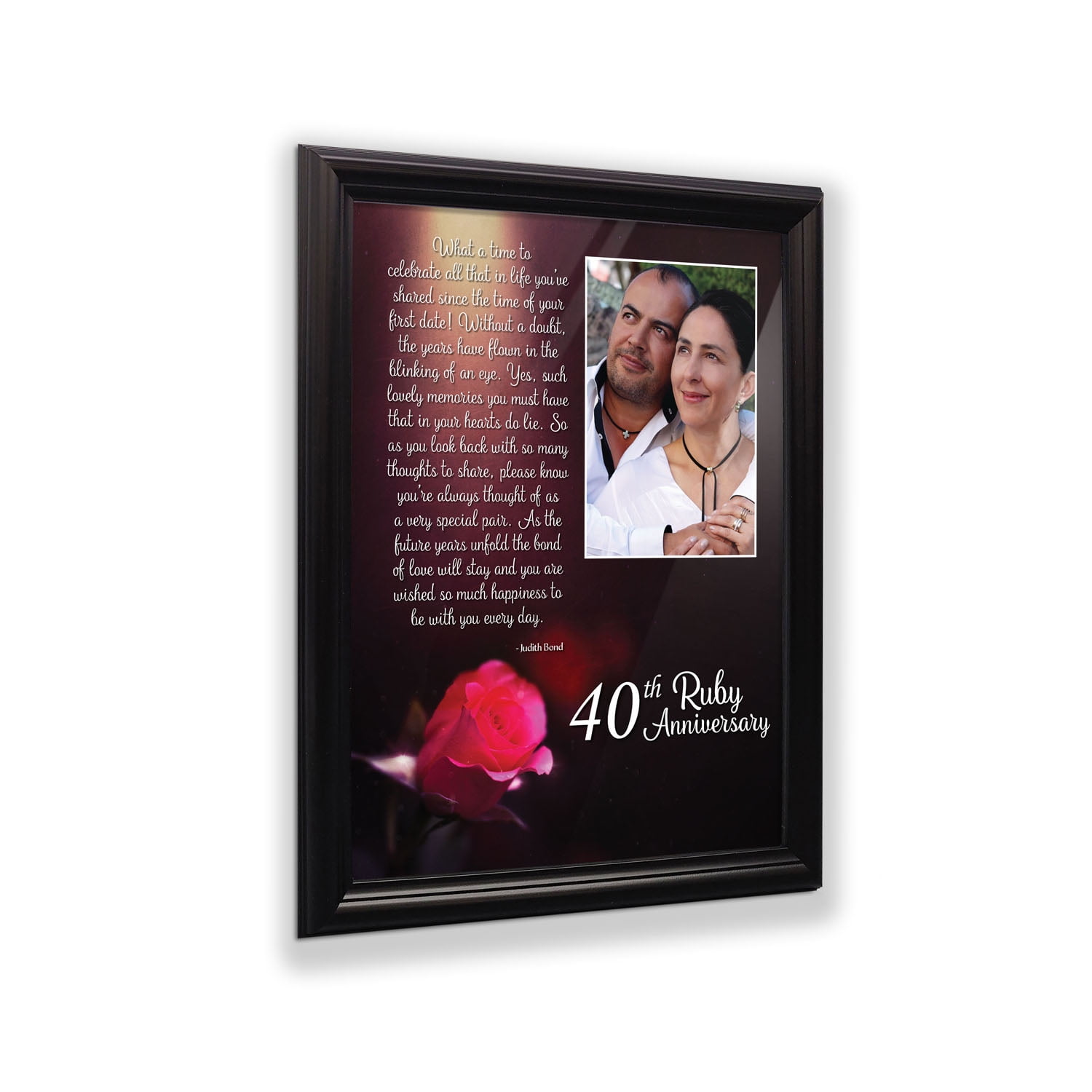 40th Anniversary Gifts for Parents, Ruby 40th Anniversary Decorations for Party, 40th ...