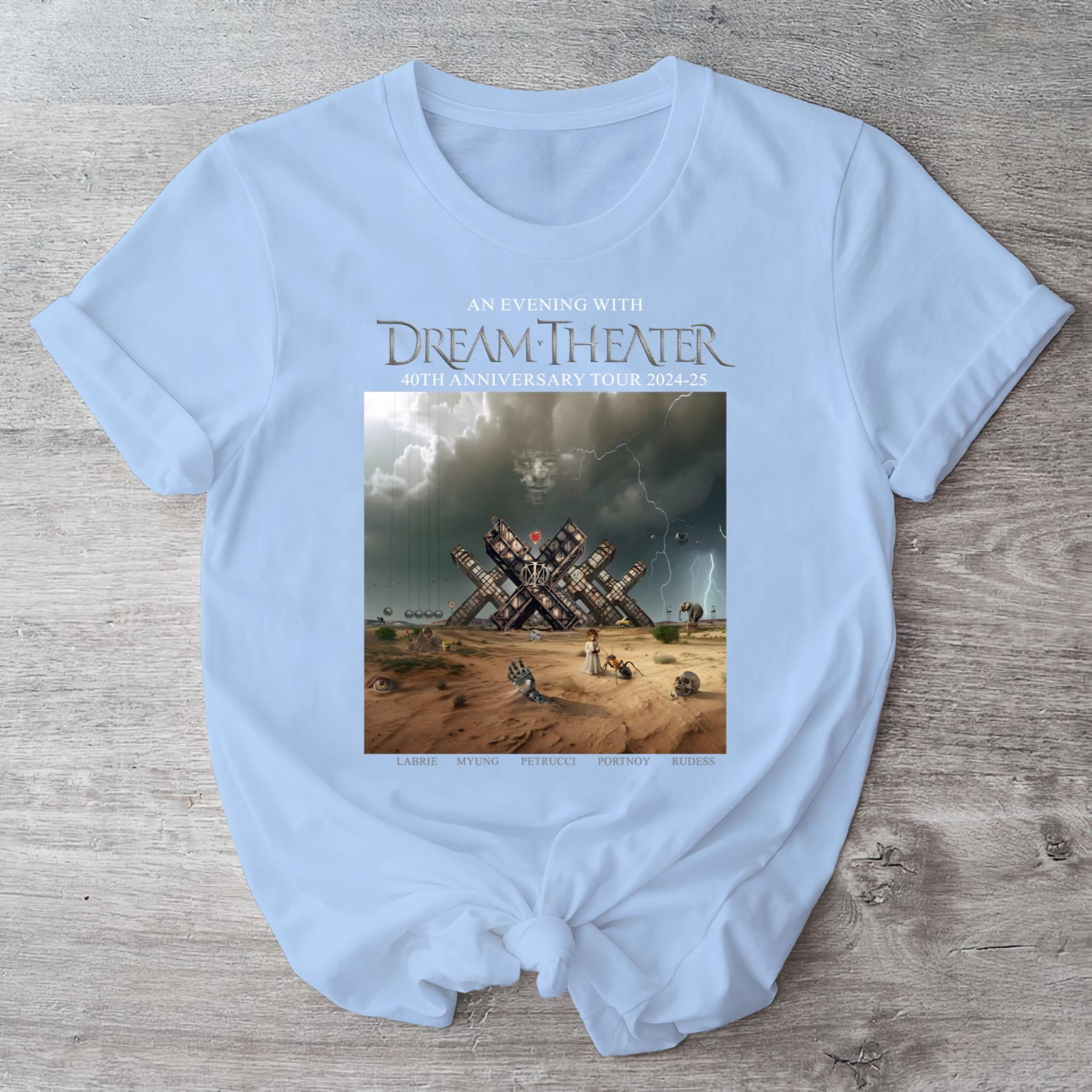 40th Anniversary Prog Metal Tour-Inspired Shirt 2024 2025, Retro Music ...
