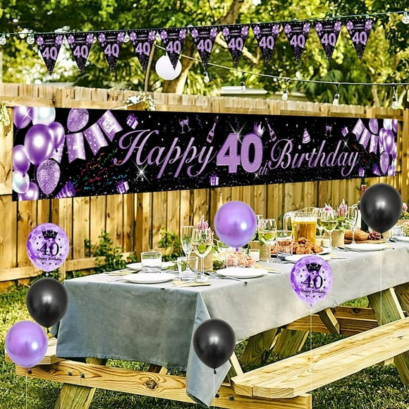 40 Year Old Birthday Decorations