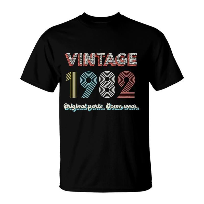 40th Birthday Gift 1981 Original Parts Funny 80s Retro Inspired Graphic ...