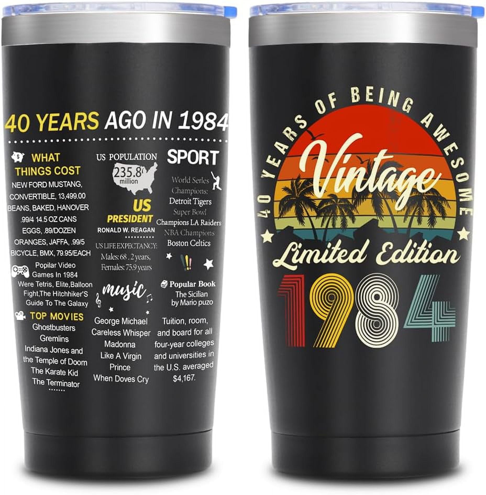 40th Birthday Gifts For Men Women | Unique 1984 40th Birthday Gifts For ...