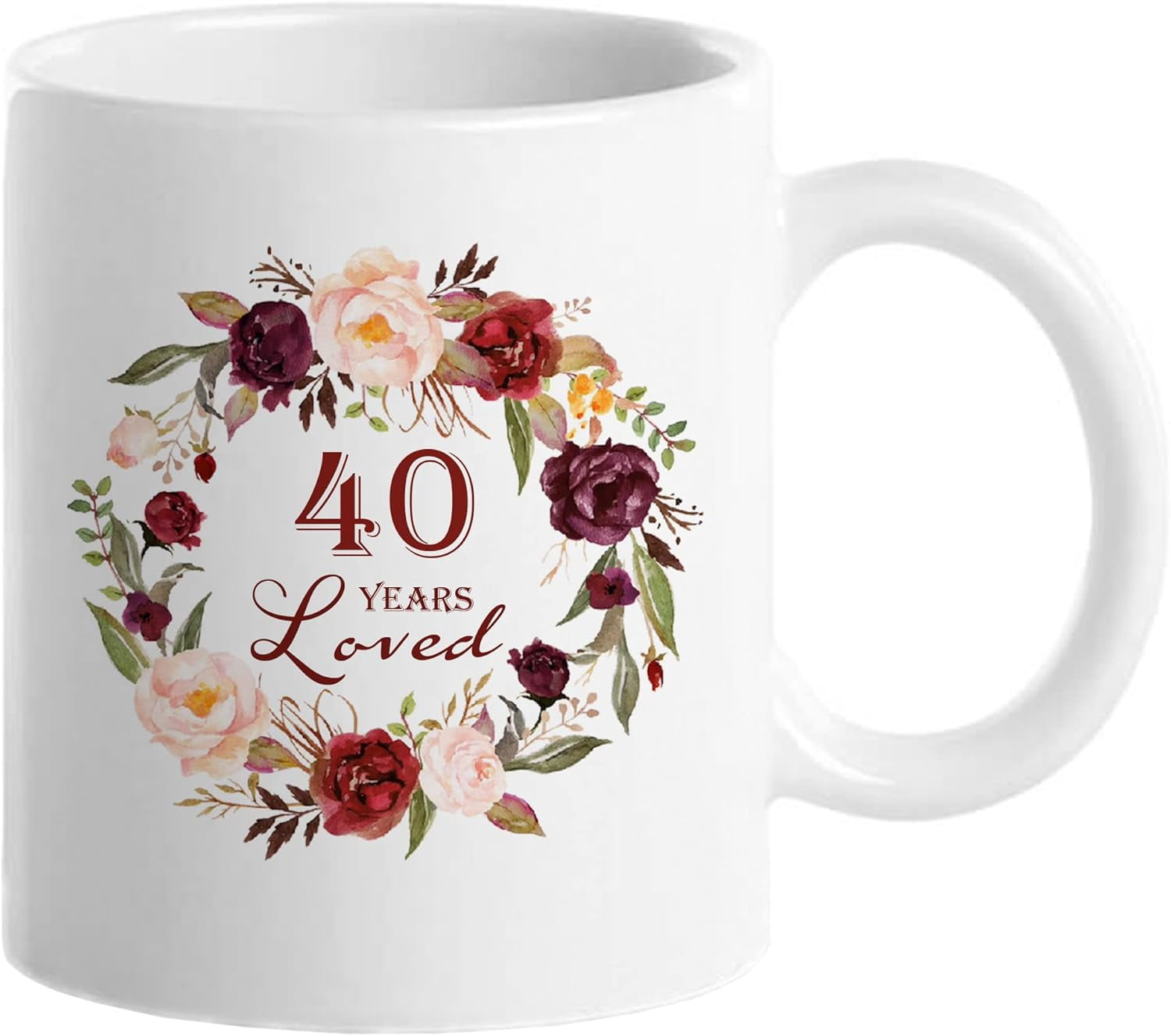 40th Birthday Gifts for Women, Funny 40 Year Old Gift Coffee Mug, 1984 ...