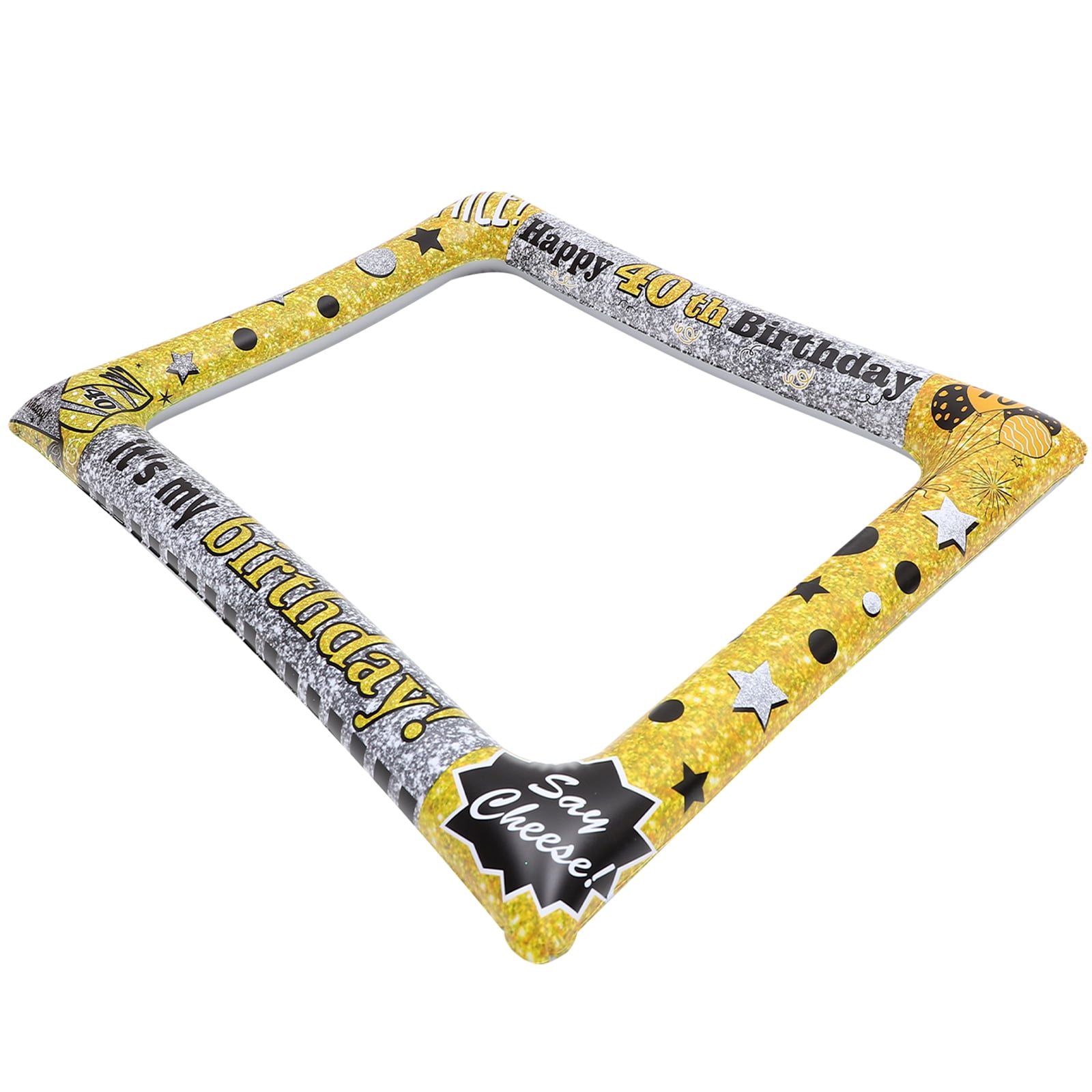 40th Birthday Photo Booth Inflatable Frame Decorations - Walmart.com