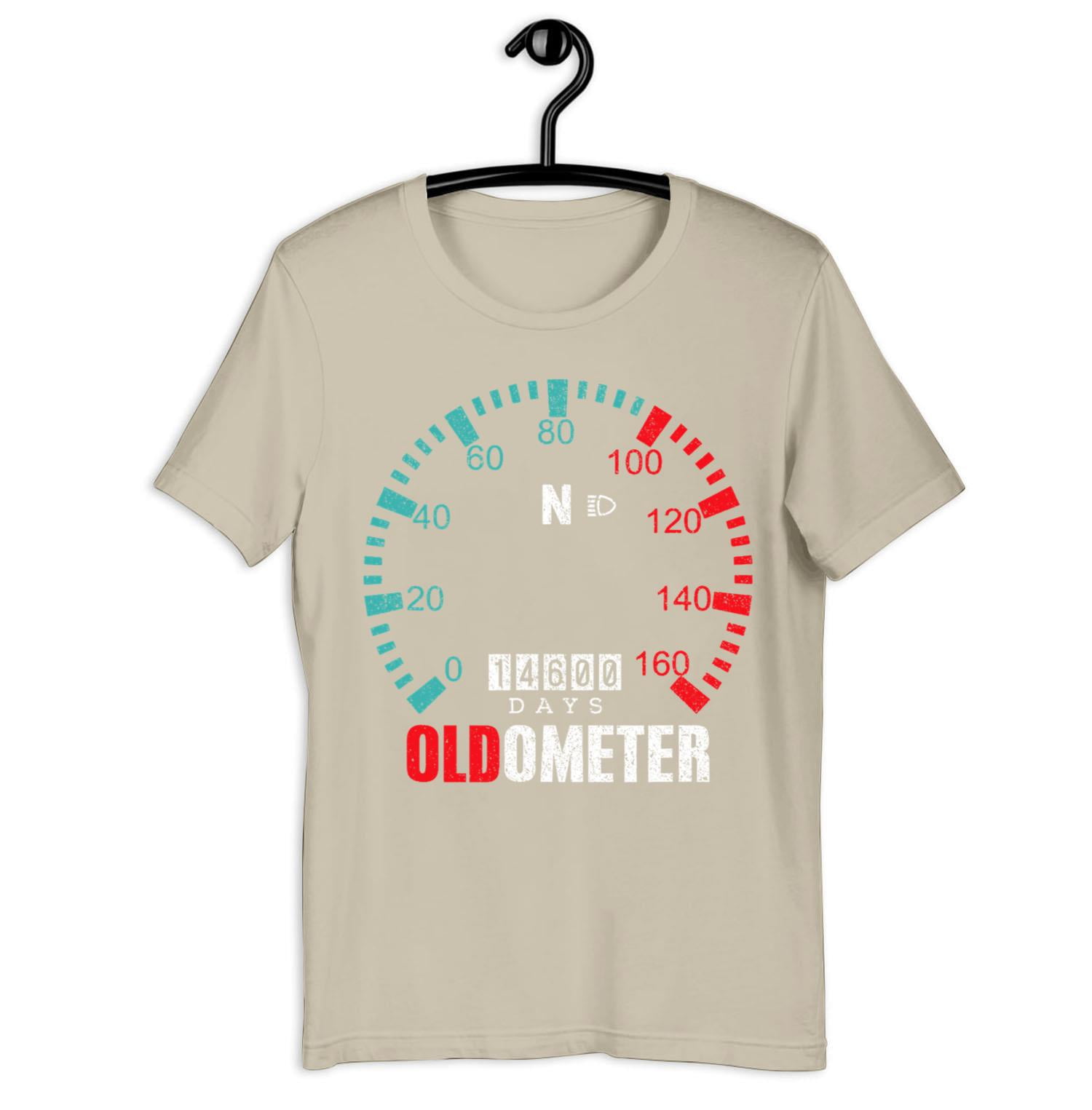 40th Birthday Shirt 14600 Days Oldometer 40 Years Old Men Gift Unisex T ...