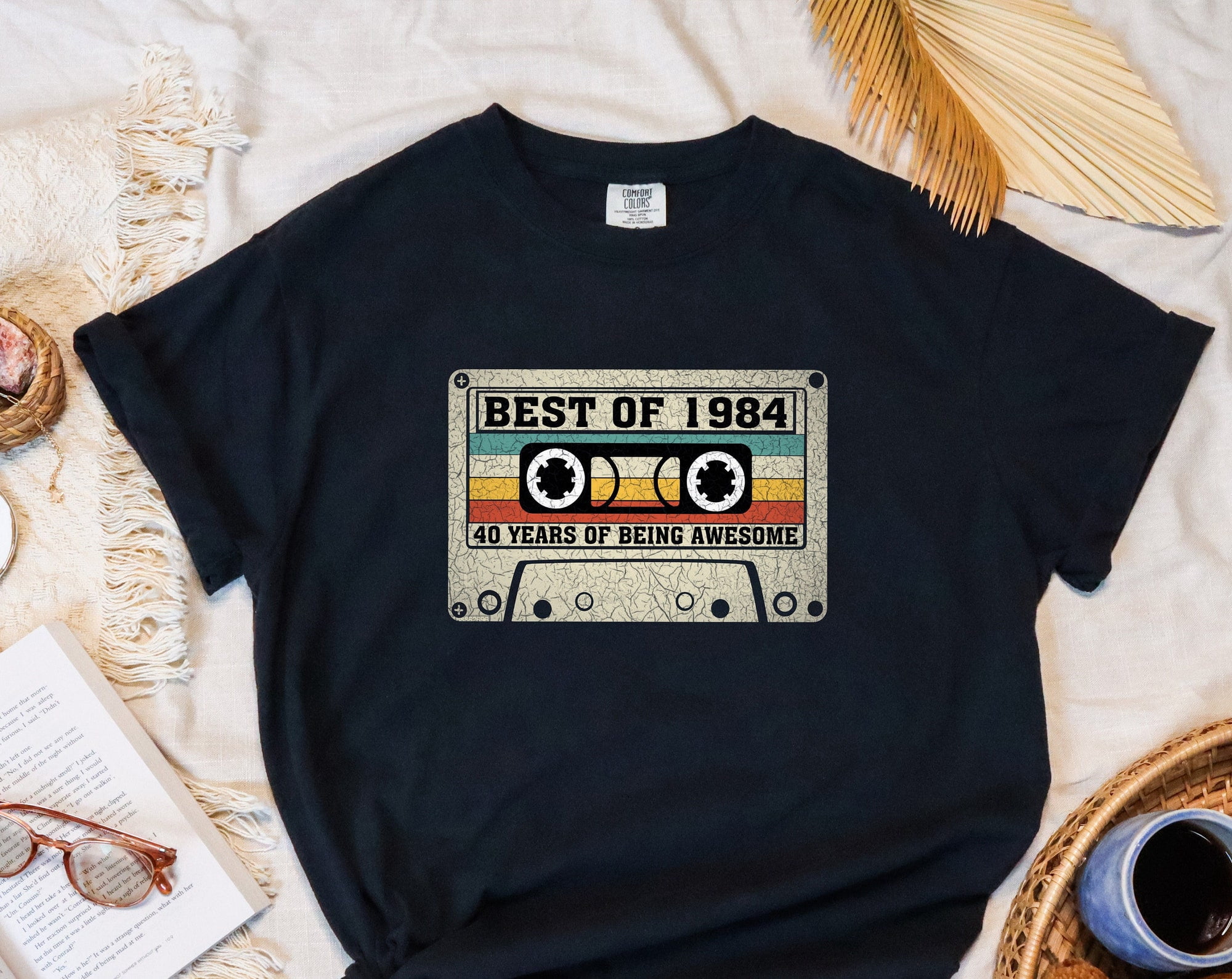 40th Birthday Shirt 1984 Cassette Shirt 1984 Shirt Best Of 1984 Shirt ...