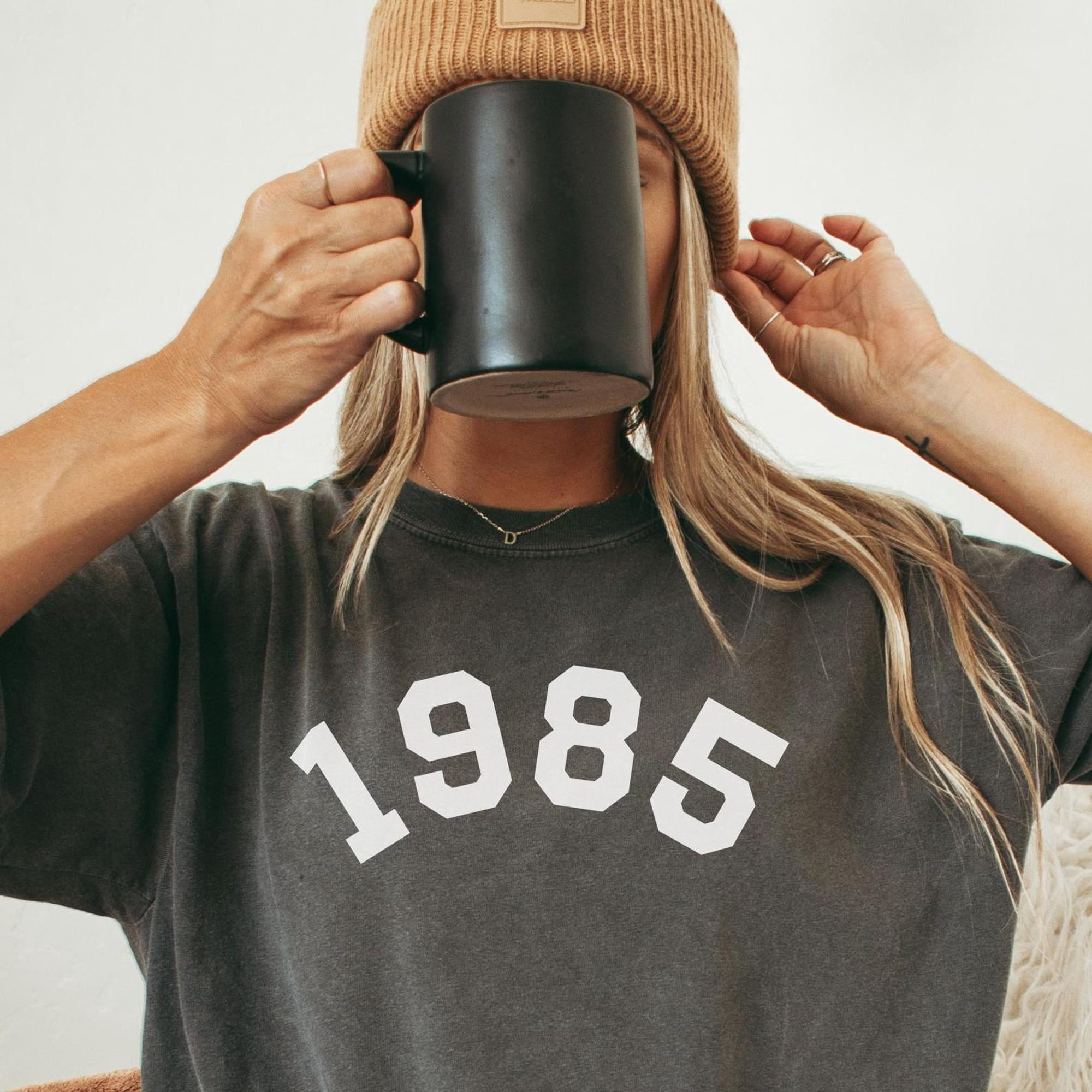 40th Birthday Shirt Birth Year TShirt 1985 Birth Year Number TShirt ...