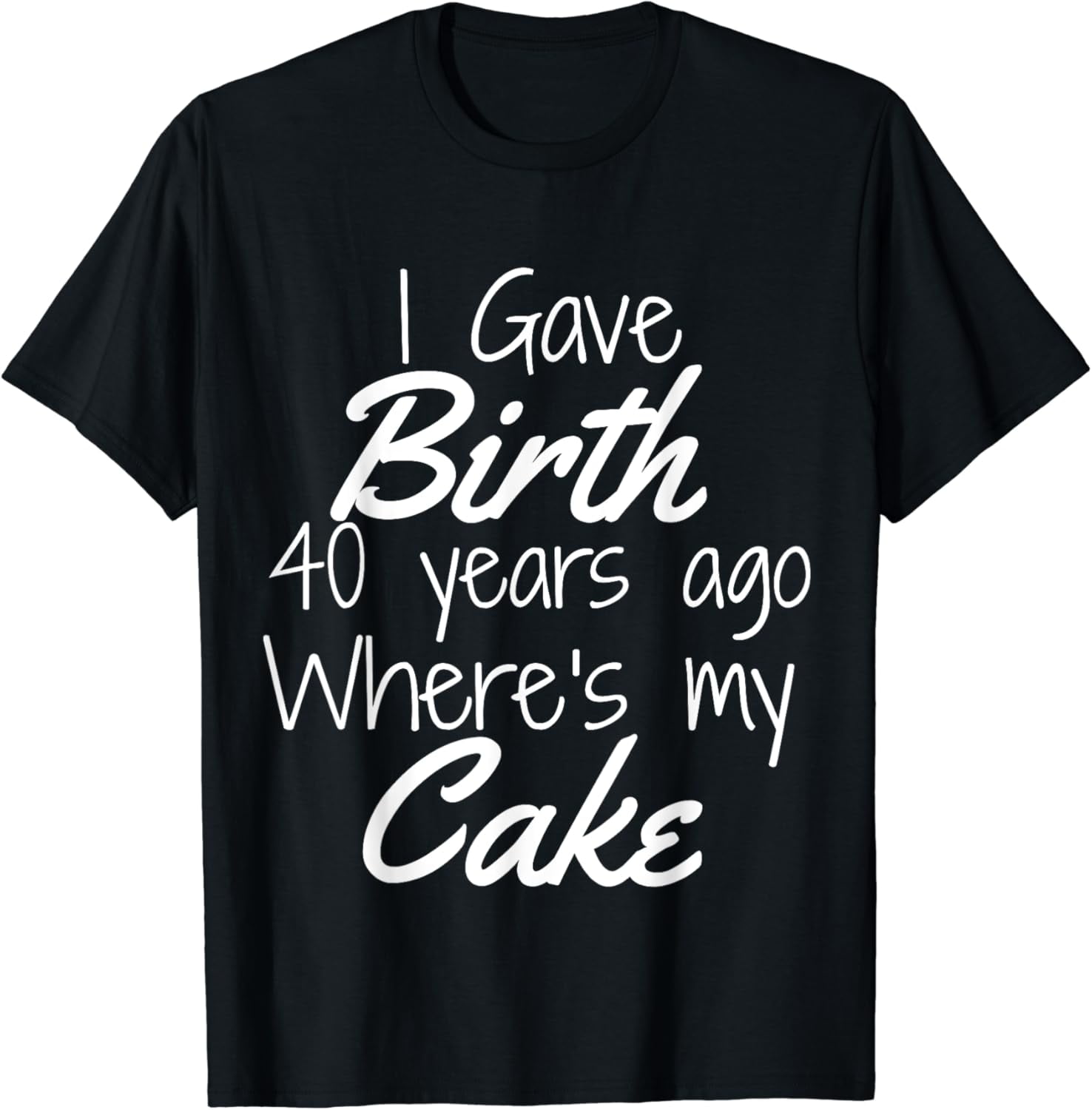 40th Birthday Shirt Mom of 40 Year Old Son Daughter Birthday T-Shirt ...
