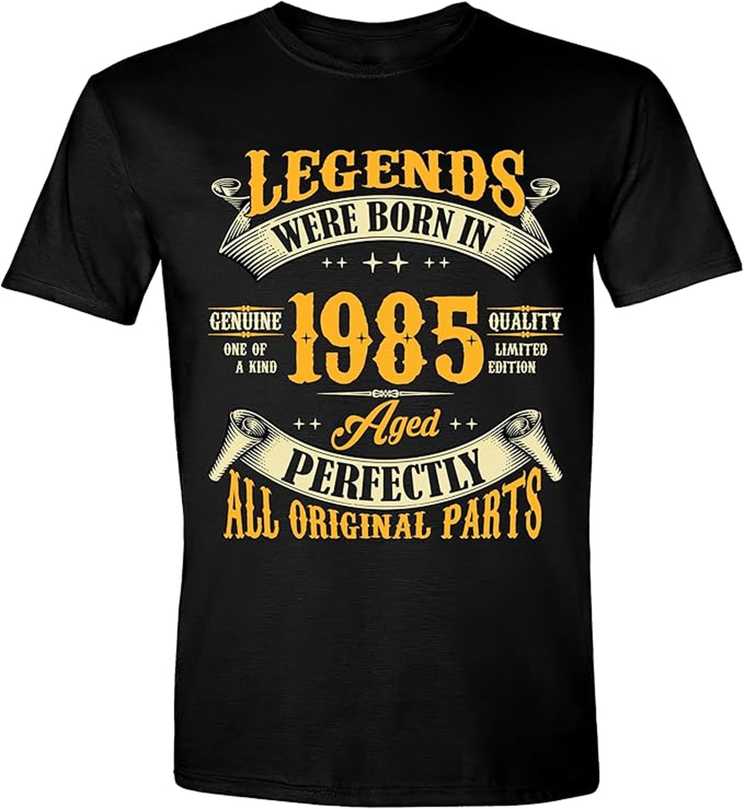 40th Birthday Shirt for Men, Legends were Born in 1985, Vintage 40 ...