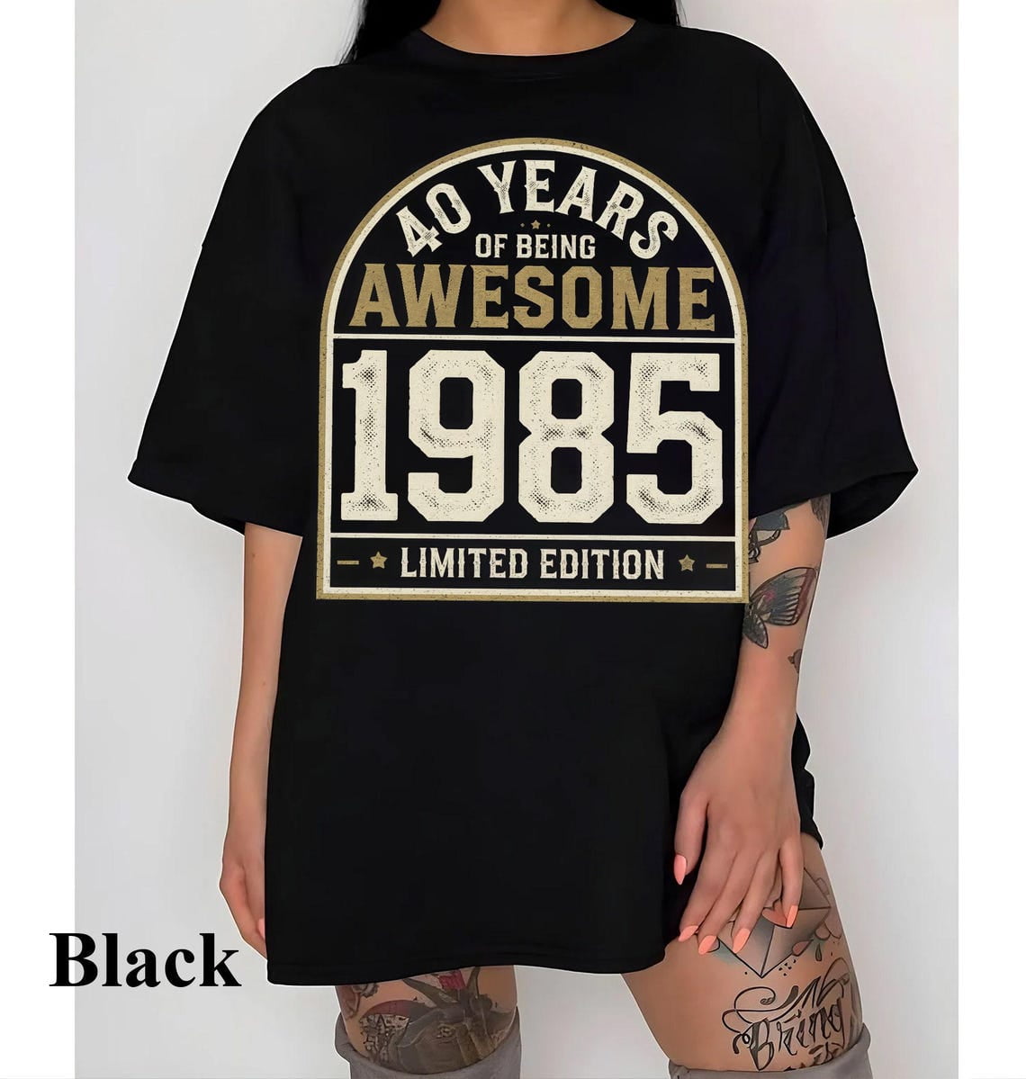 40th Birthday Tshirt, 40 Years Of Being Awesome Shirt, Vintage 1985 Men ...
