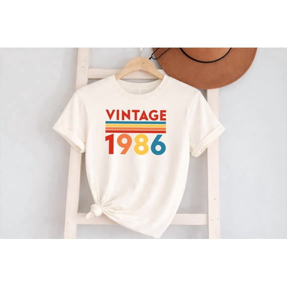 40th Birthday Vintage 1986 Printed Shirts 40th Birthday Party Shirt ...