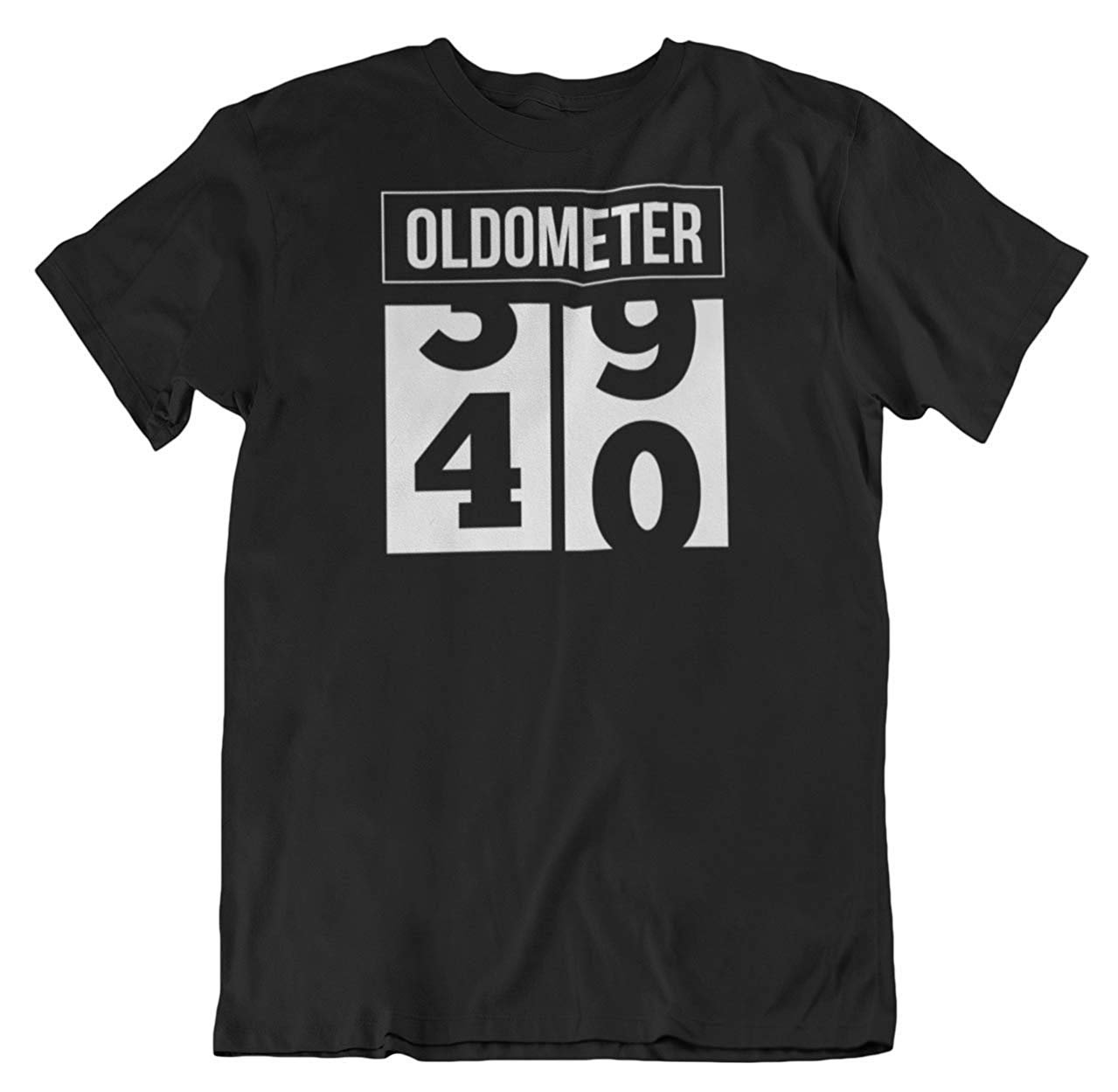40th Birthday or Anniversary Vintage Oldometer T-Shirt Gifts for Men ...