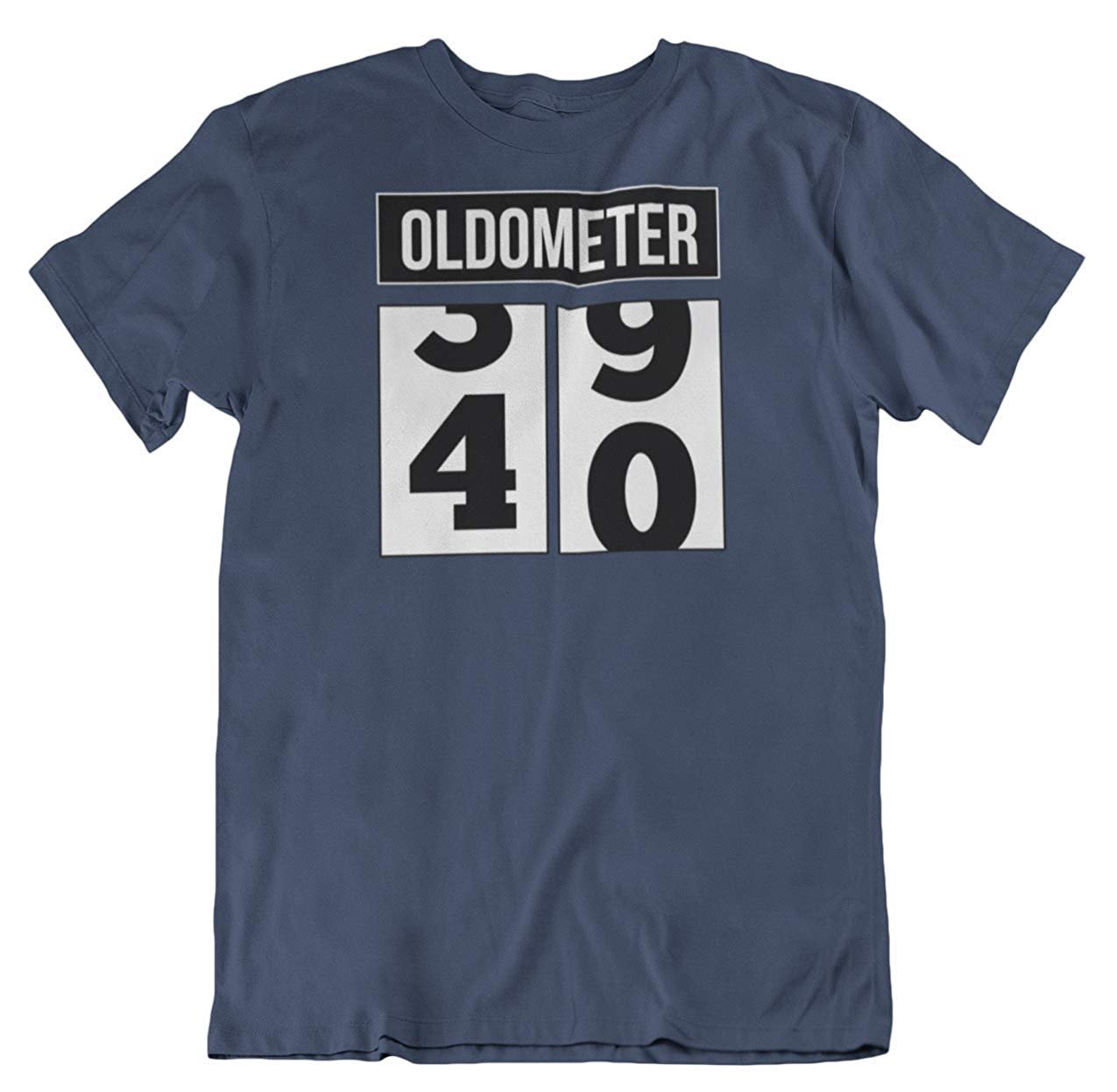 40th Birthday or Anniversary Vintage Oldometer T-Shirt Gifts for Men ...