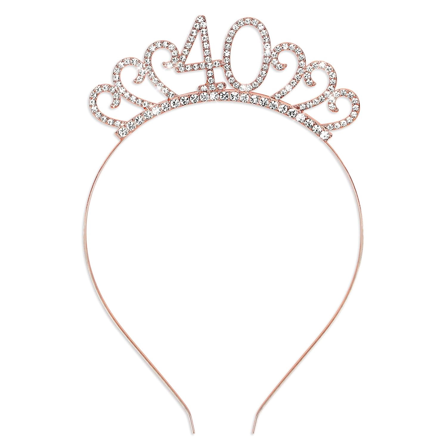 40th Quality Birthday Tiara Rose Gold Mom's 40th Decorations & Gifts ...