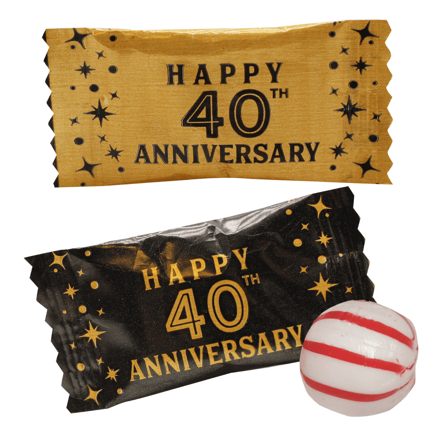 40th Wedding Anniversary Peppermints 100 Count-Ideal for Parties and ...