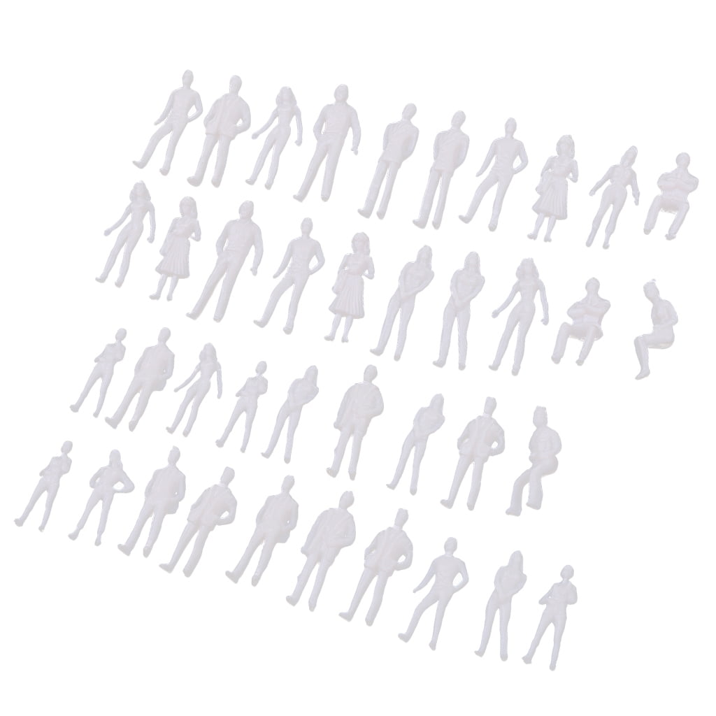 40x 1/75&1/50 Scale Unpainted Model People Architectural Model Human ...