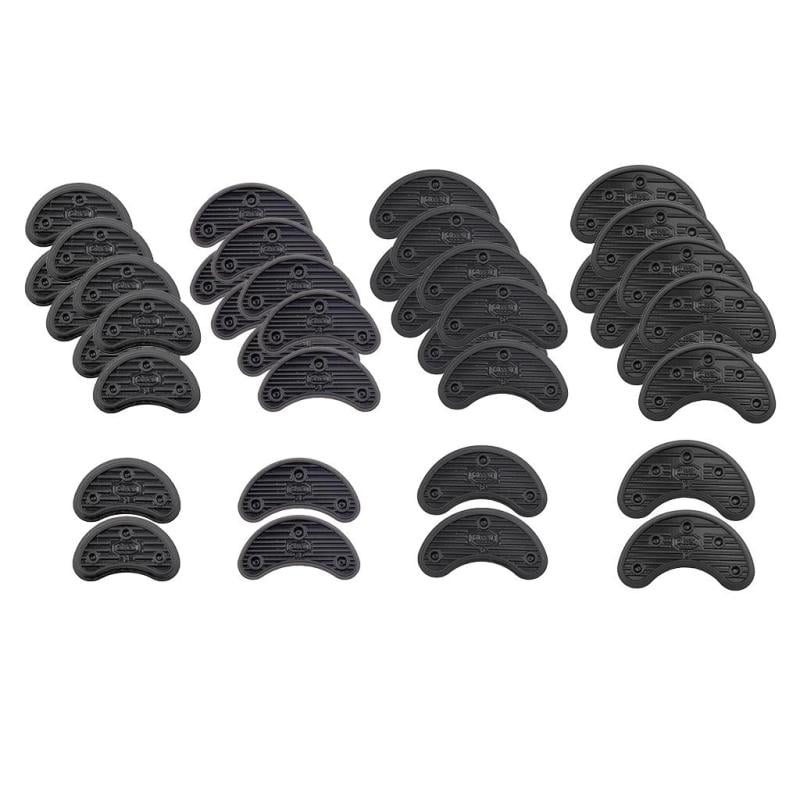 40x Black Rubber Shoe Heel Tips Sole Repair Shoes -resisting - Walmart.com
