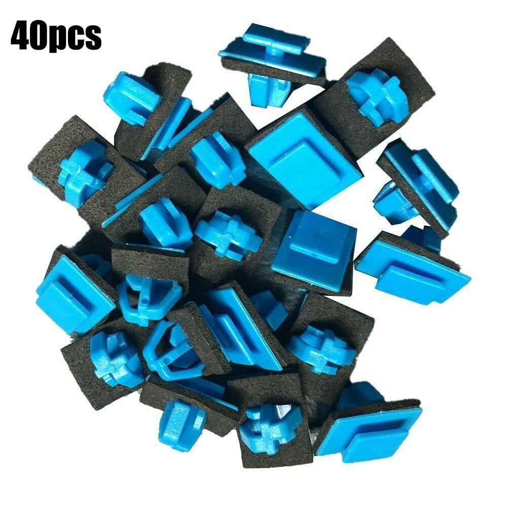 40x Body Side Molding Clip with Sealer For Hyundai Santa Fe For Kia ...
