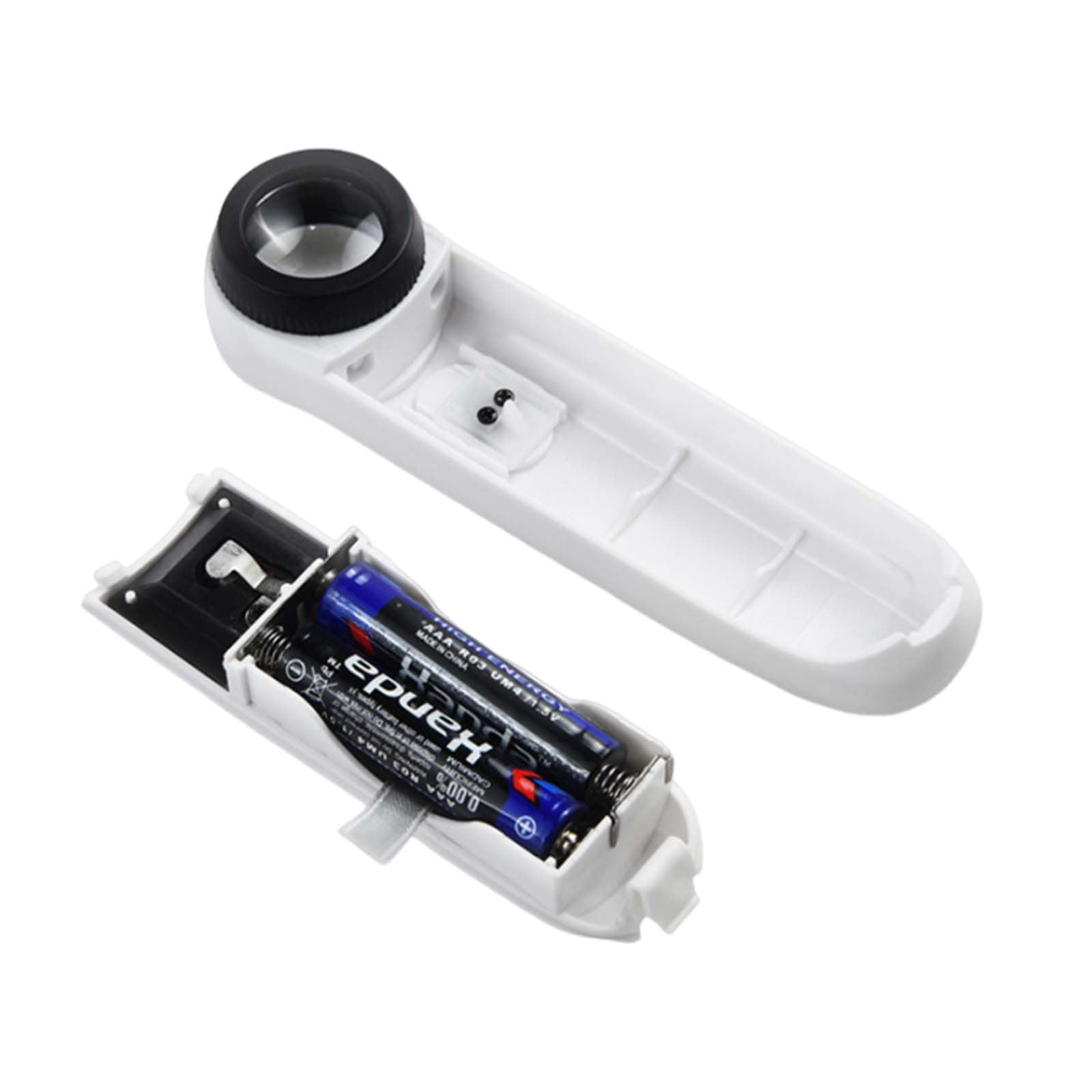 40x LED Handheld Magnifier - Double Lens Antique Jewelry Appraisal and ...