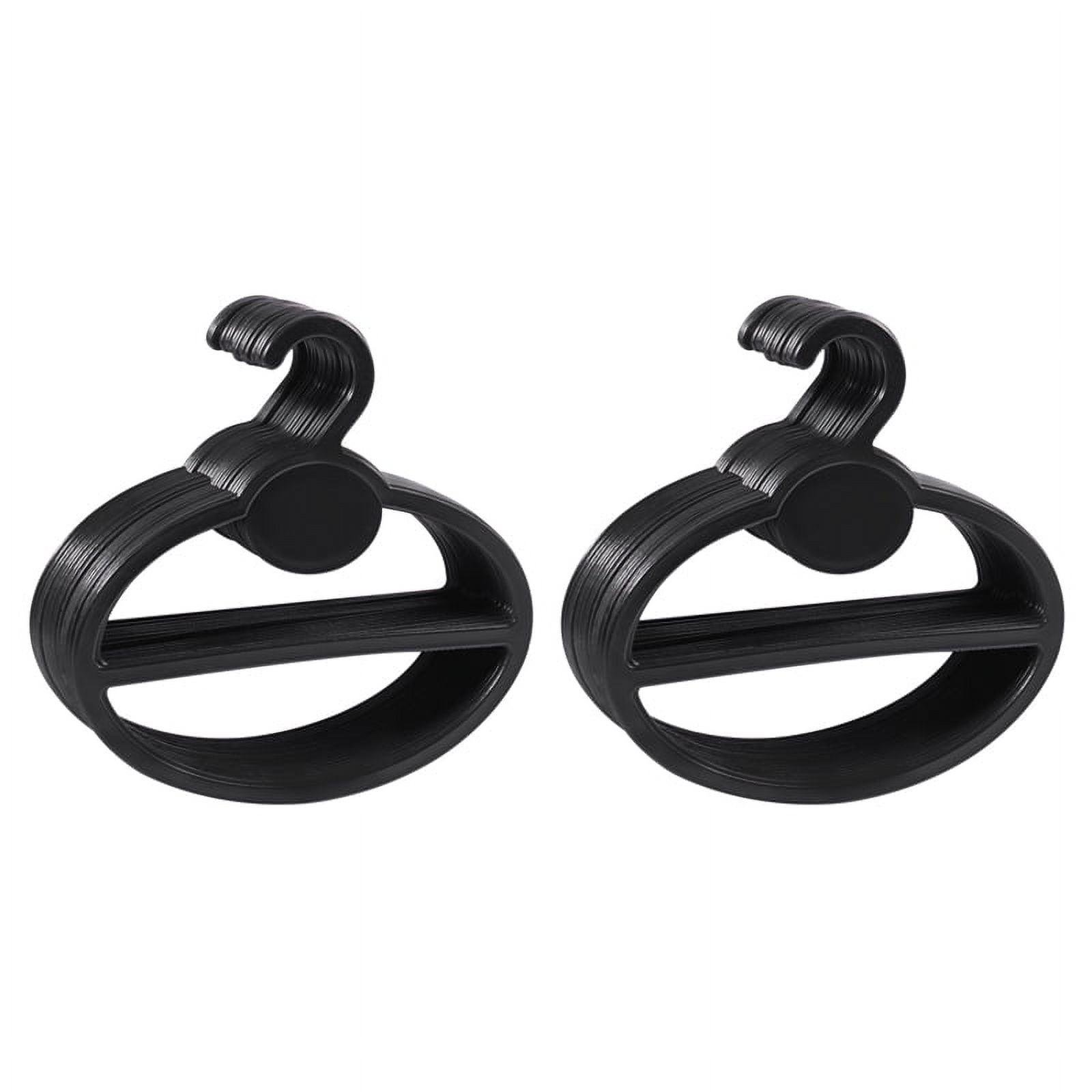 40x Scarf Shawl Tie Holder Organizer Oval Plastic Hangers Storage ...