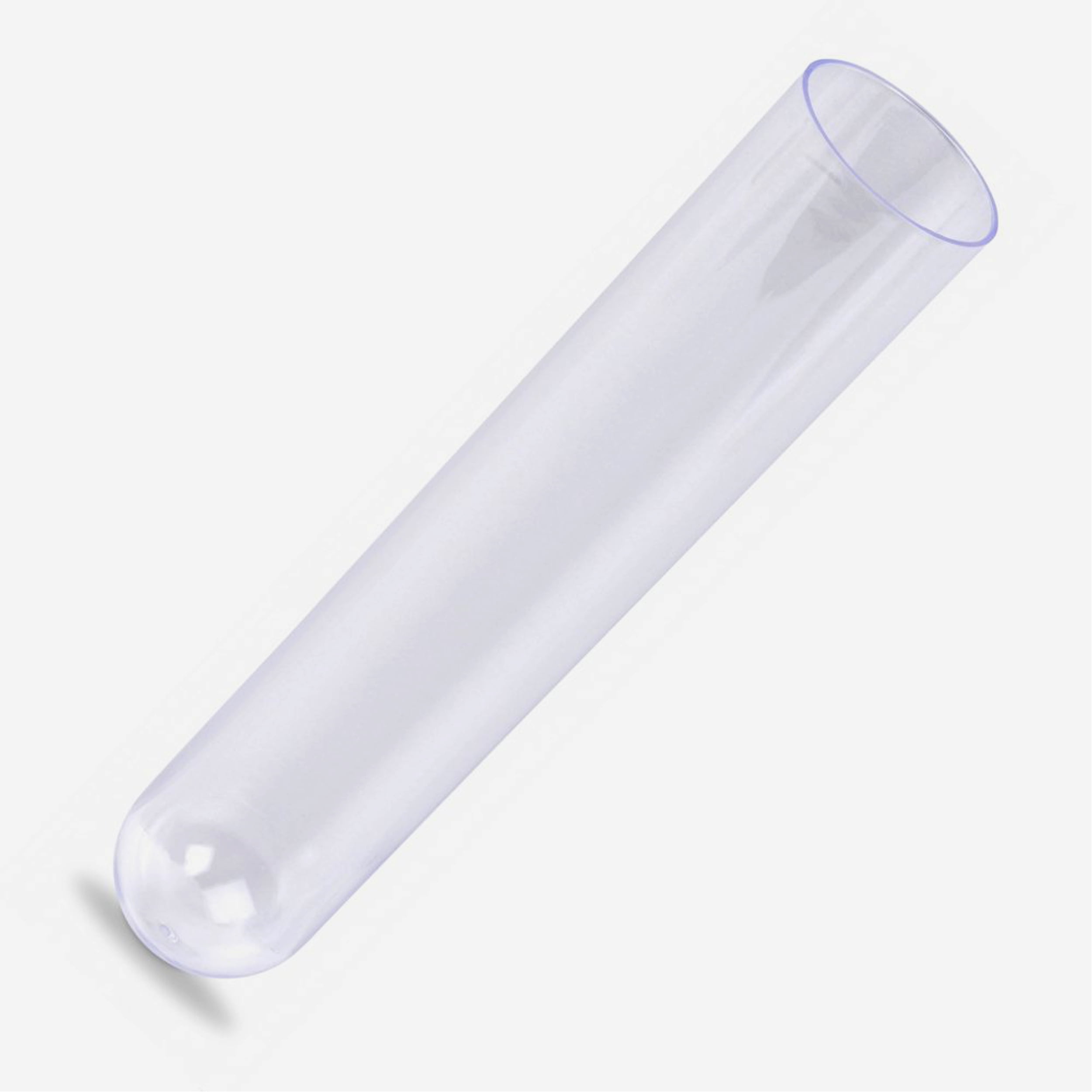 40x197mm Test Tubes, PS Plastic, Round Btm, 200ml Vol, Natural, Karter ...
