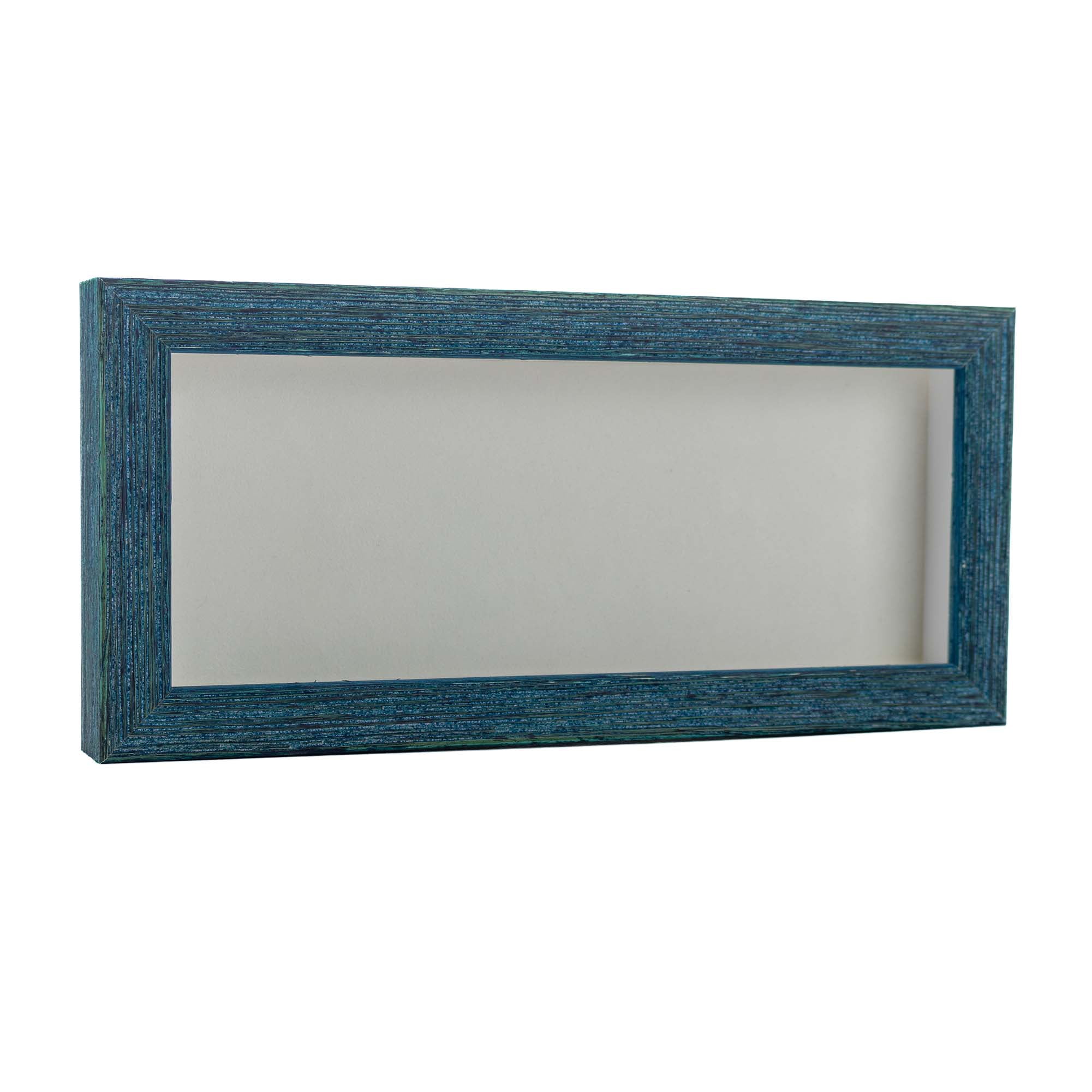 40x20 Blue Shadowbox Frame - Interior Size 40x20 by 1 Inch - Made to ...