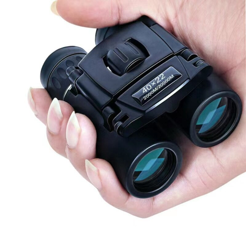 40x22 HD Powerful Binoculars 2000M Long Range Folding Mini Telescope ...