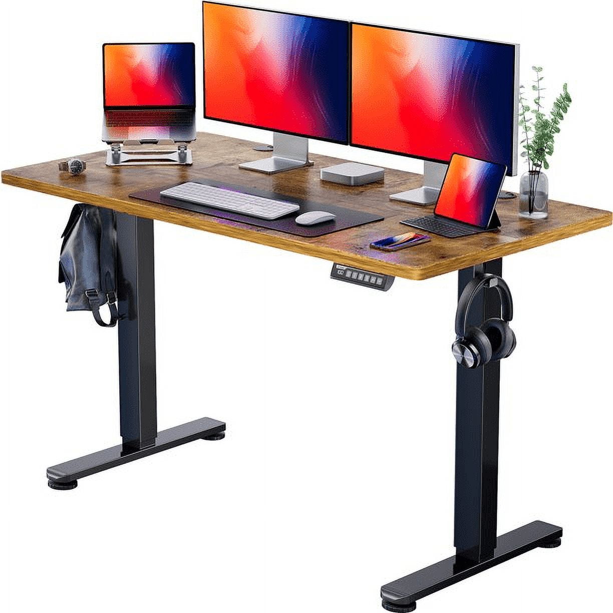 Adjustable Electric Standing Desk 40x24 Inches, Sit Stand Up Home ...