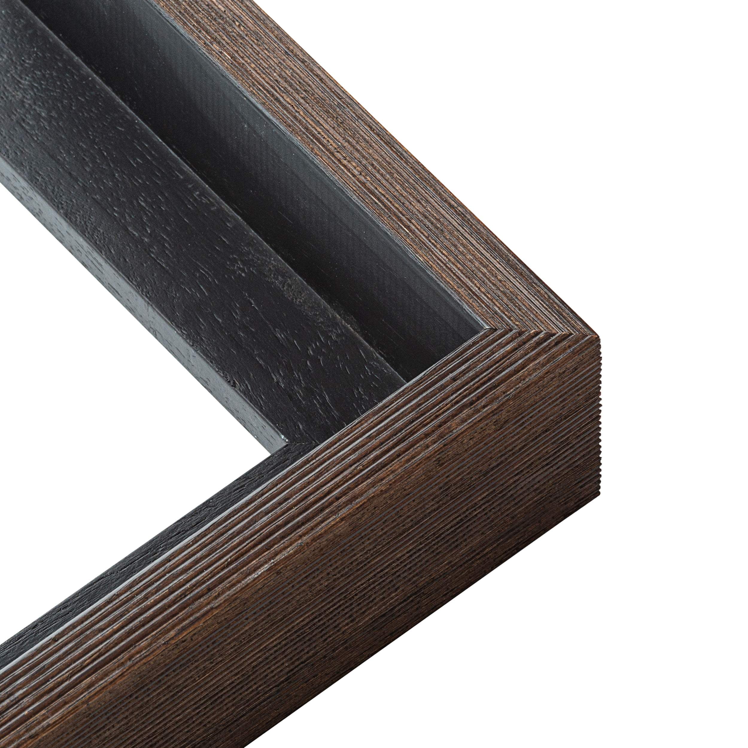 40x26 Canvas Frame Brown Solid Wood Floater Frame Width 1.75 Inches ...