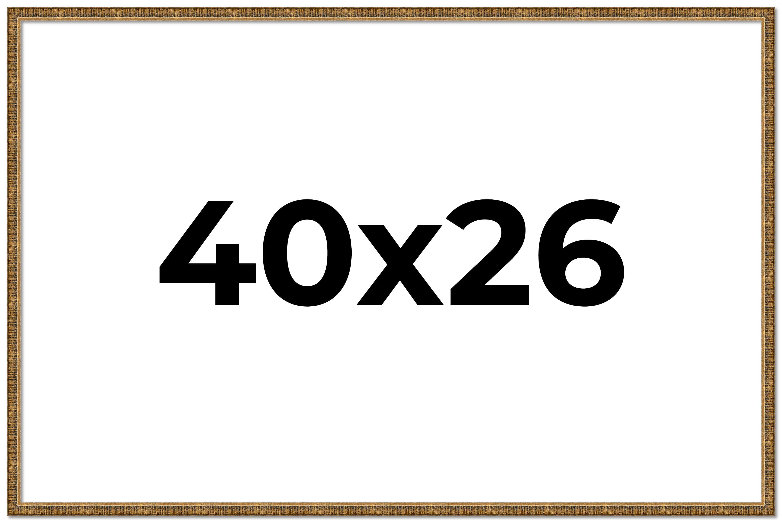 40x26 Frame Gold Picture Frame - Complete Modern Photo Frame Includes ...