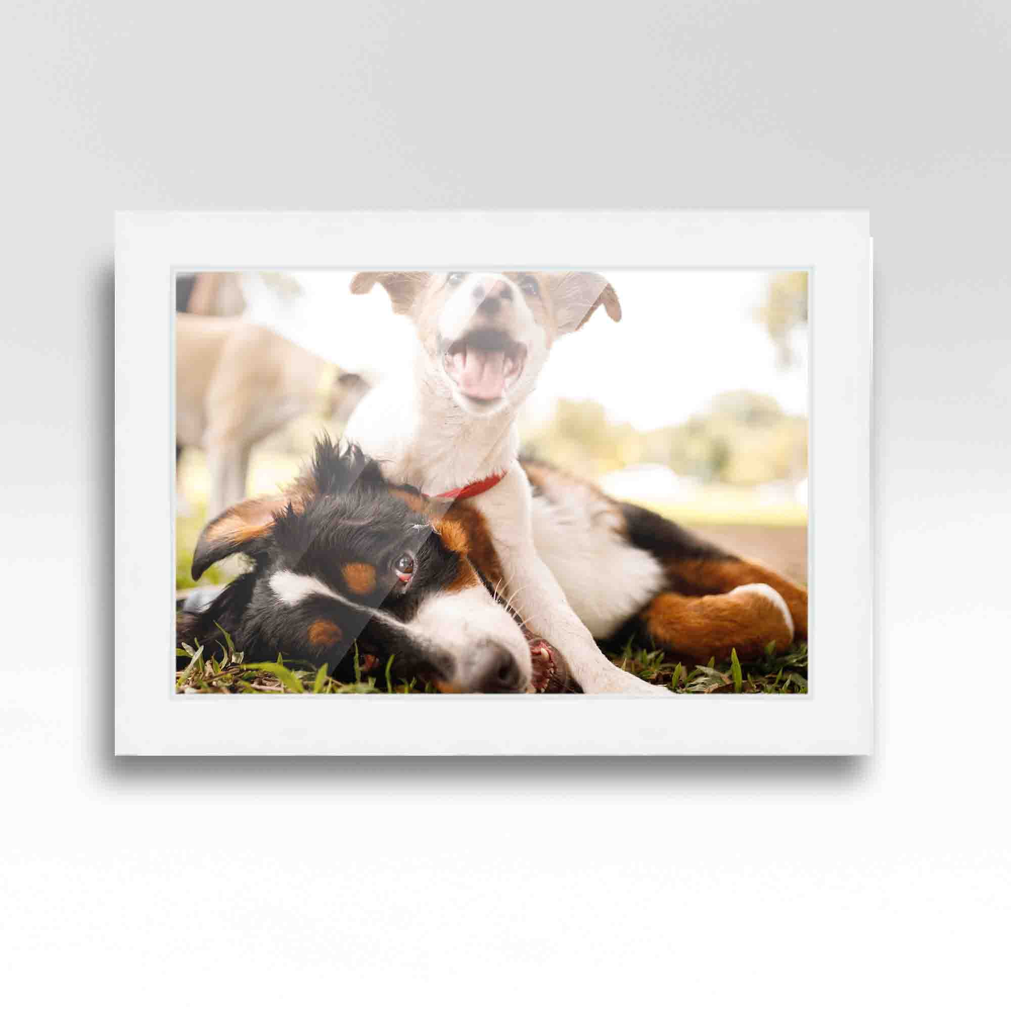 40x28 Frame White Real Wood Picture Frame Width 1.75 inches | Interior ...