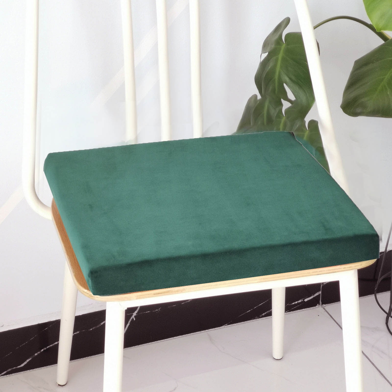 40x40cm Velvet Sponge Seat Cushion - Durable Sofa, Tatami, or Window ...