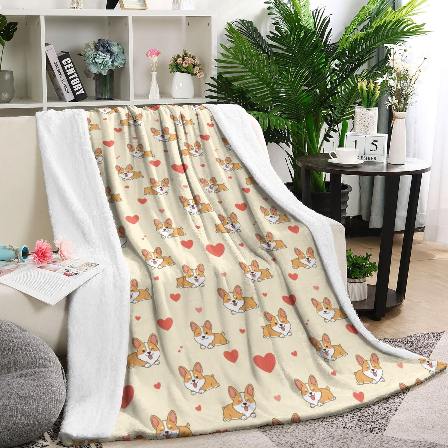 40x50 Inch Flannel Fleece Blanket for Men, Women & Kids, Soft ...