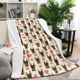 40x50 Inch Flannel Fleece Blanket for Men, Women & Kids, Soft ...