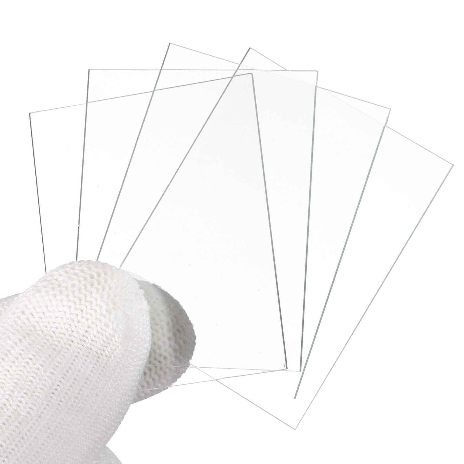 40x50mm Glass Streak Plate, 6pcs Lab Thin Layer Chromatography Plates ...