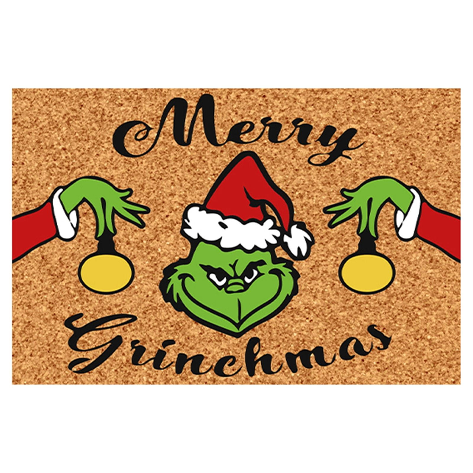 40x60 CM Christmas Rectangular Grinch Bathroom Rug Featuring Cartoon ...