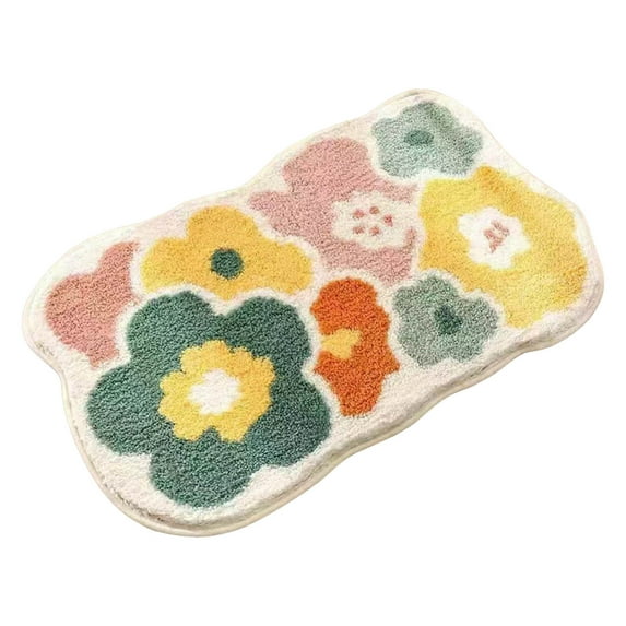 40x60cm Bath Mat Quick Drying Foot Wipe Rug Bath Mat AntiSlip Bath Mat Thick Absorbent Footwear ...