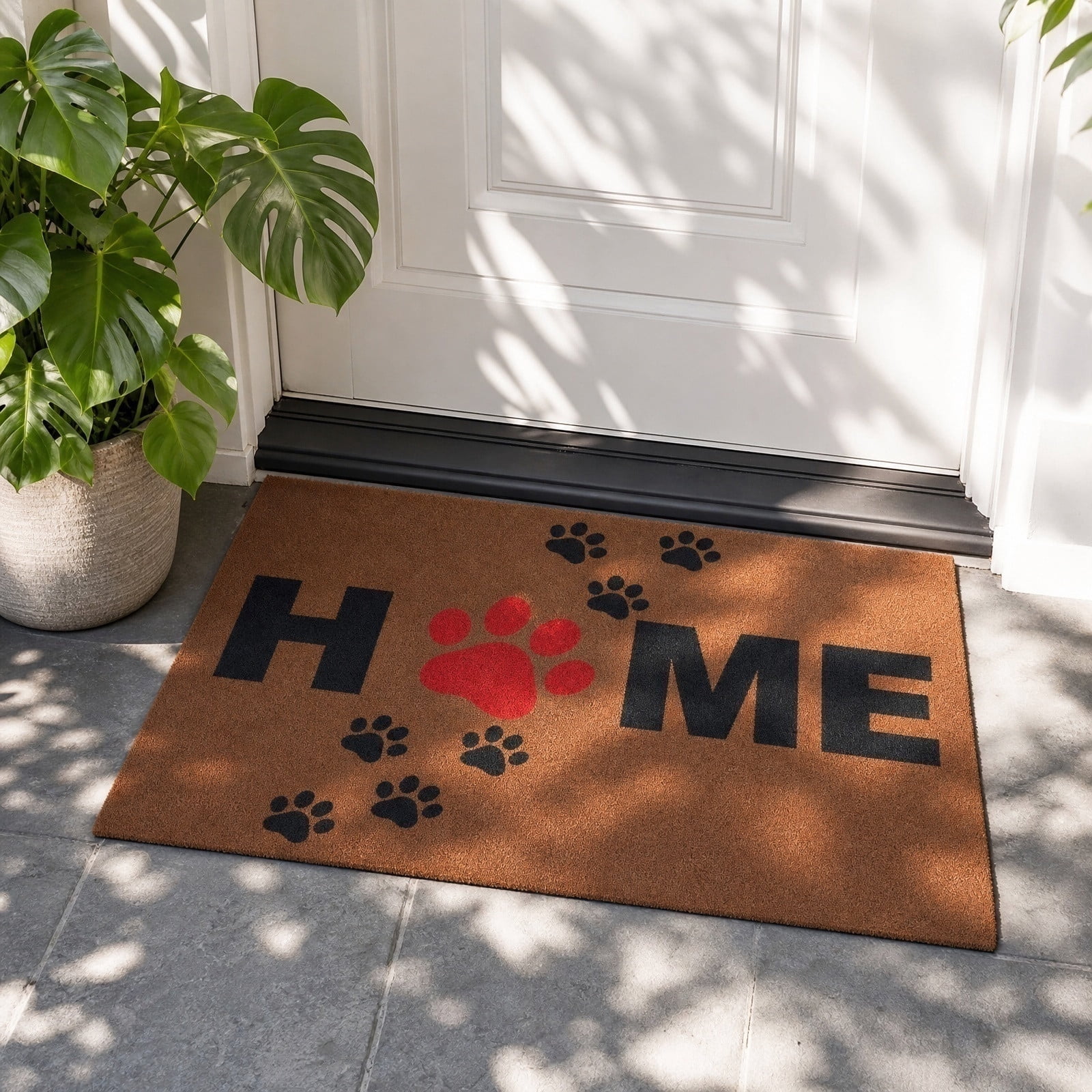 40x60cm Entrance Door Mat Non Slip Rubber Backing Absorbent Dirt ...