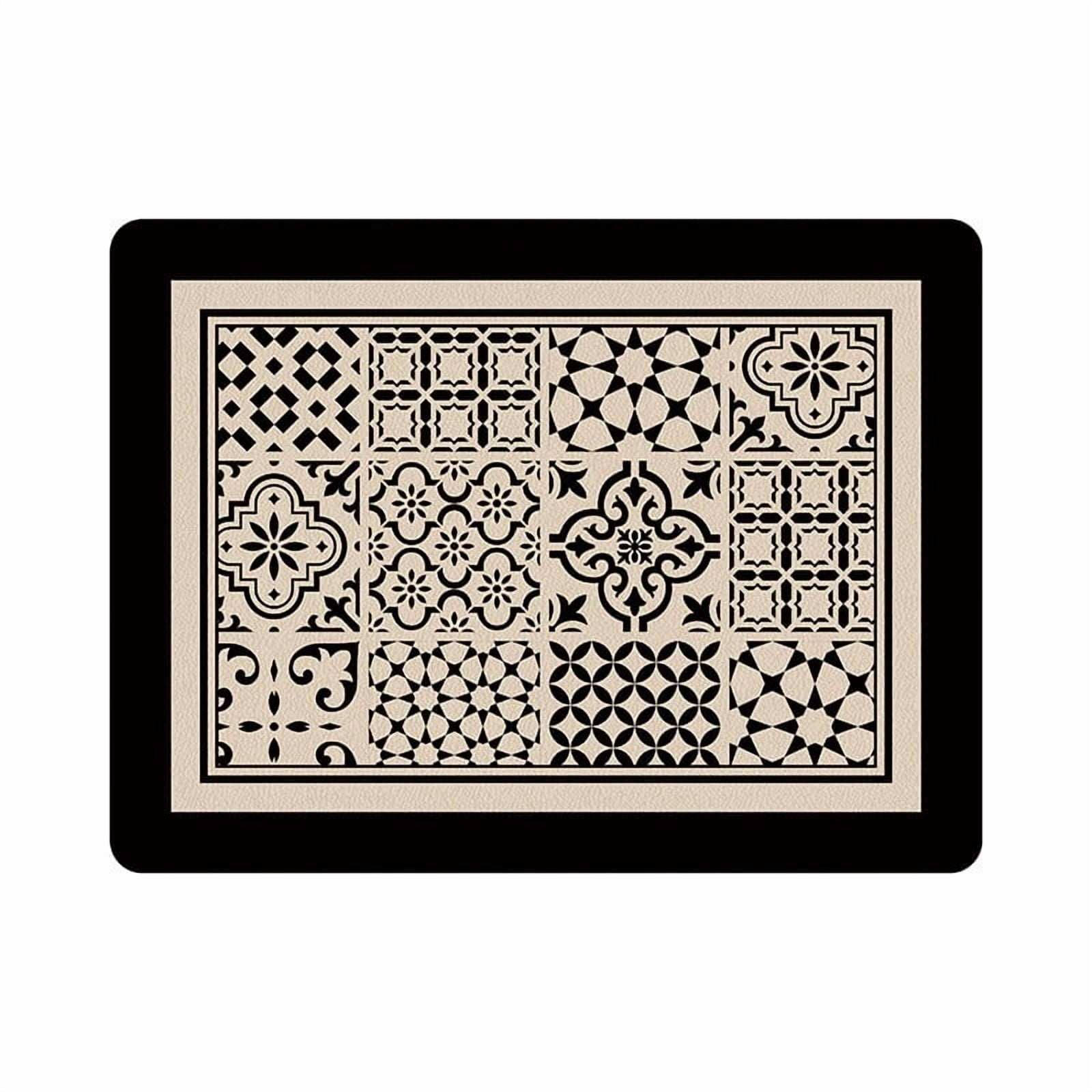 40x60cm Non-Slip Kitchen Drain Mat - Diatom Mud Absorbent Countertop ...