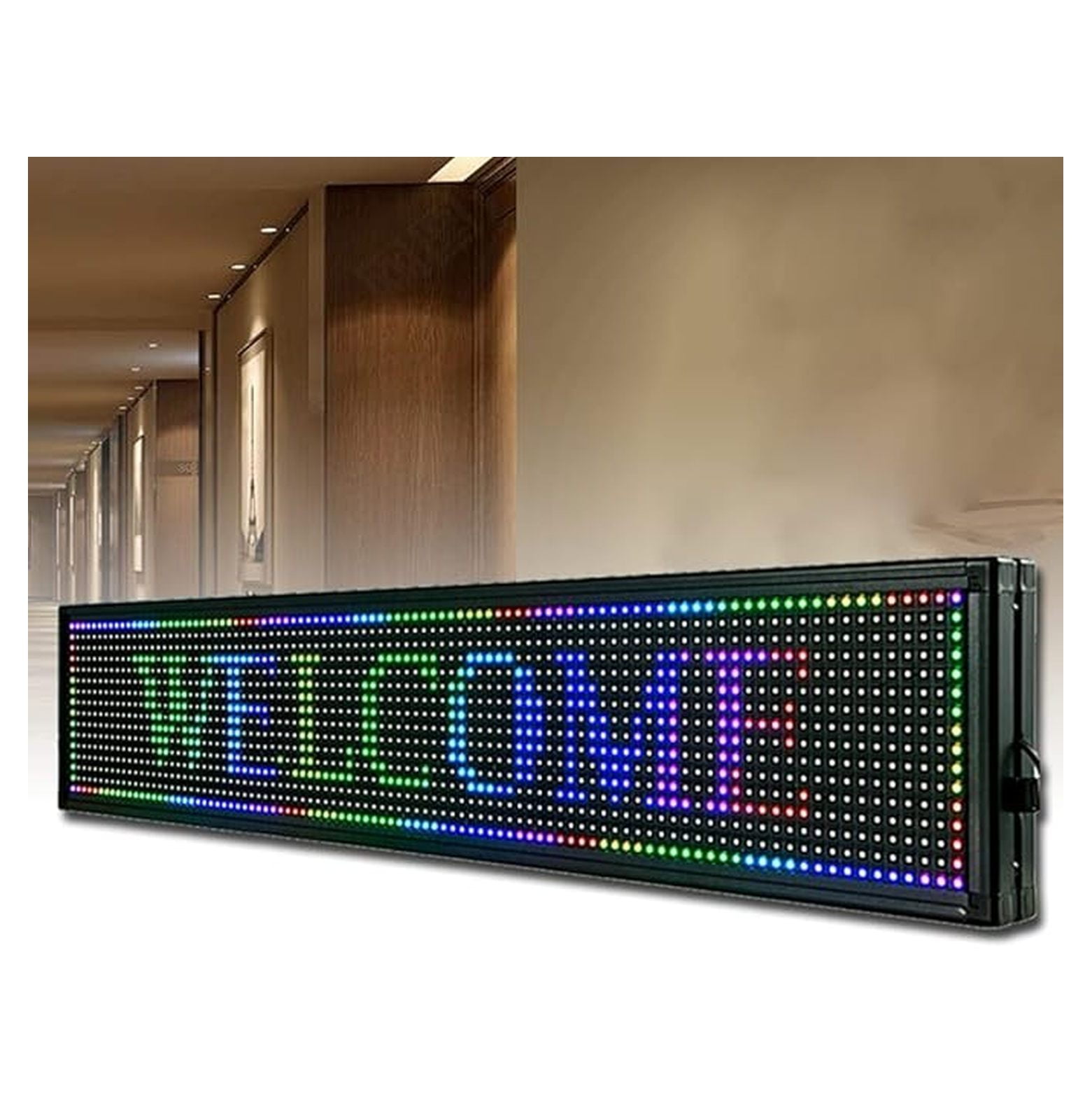 40x8" LED Sign Programmable Scrolling Message Display Board Advertising ...