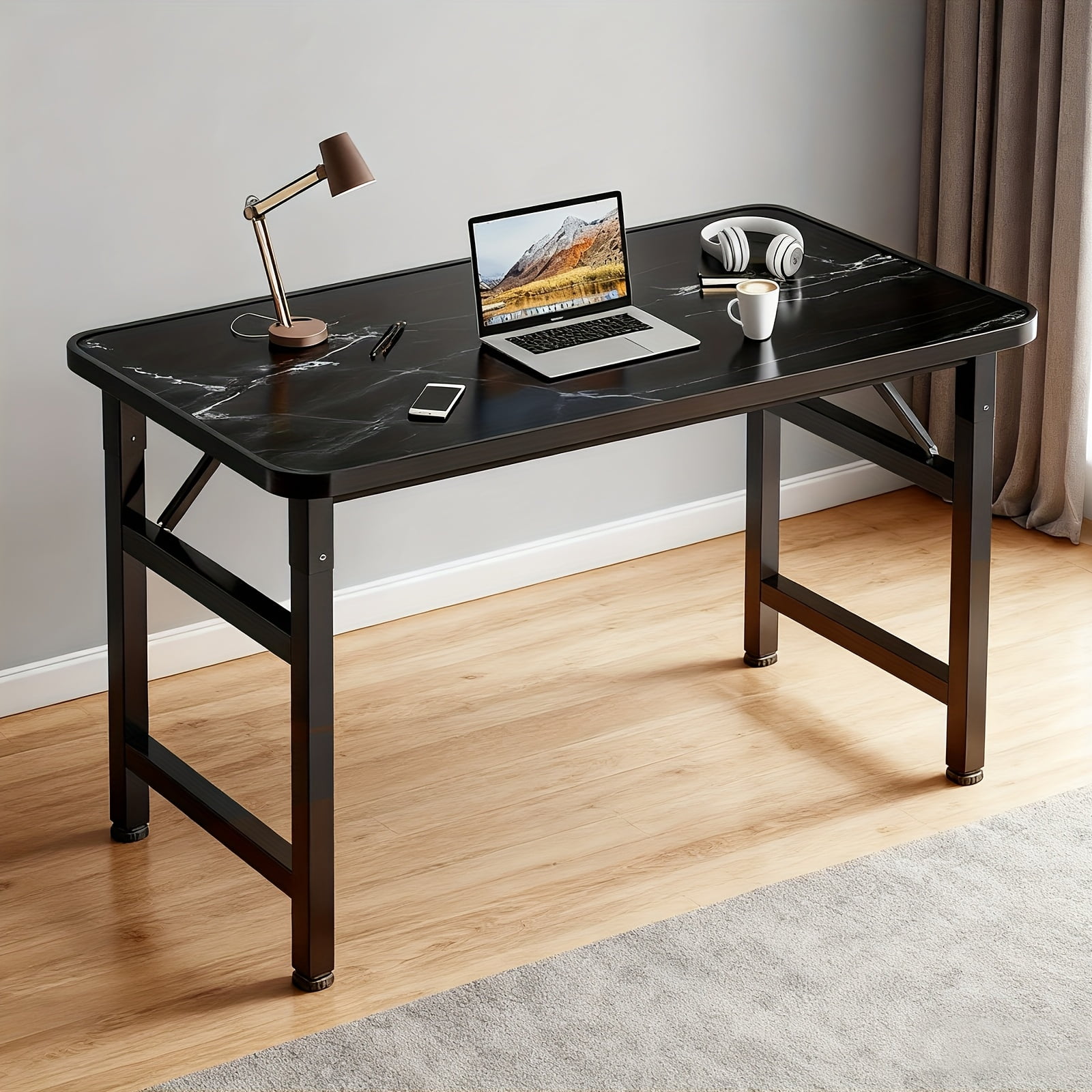 40x80 Foldable Side Table - No Assembly Required Portable End Table ...