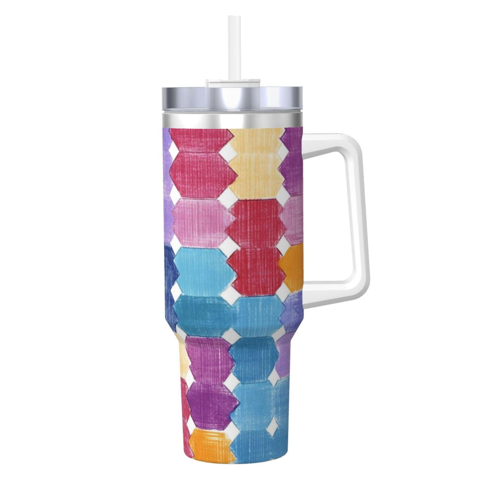 40zo Ice Bar Cup With Handle Double Insulation Large Capacity Rust ...