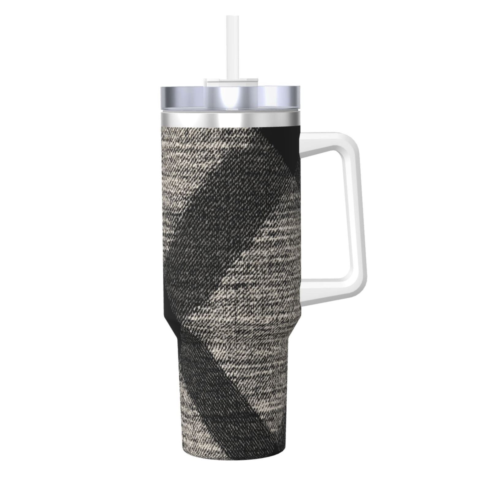 40zo Ice Bar Cup With Handle Double Insulation Large Capacity Rust ...