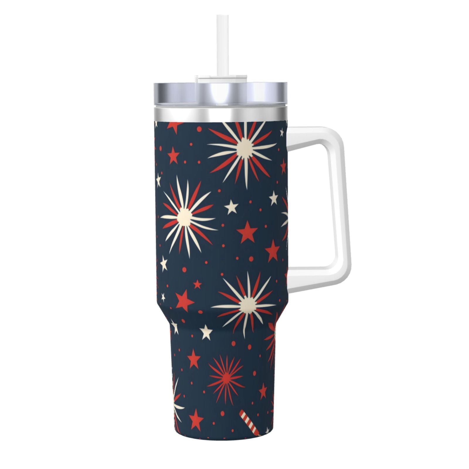 40zo Ice Bar Cup With Handle Double Insulation Large Capacity Rust ...