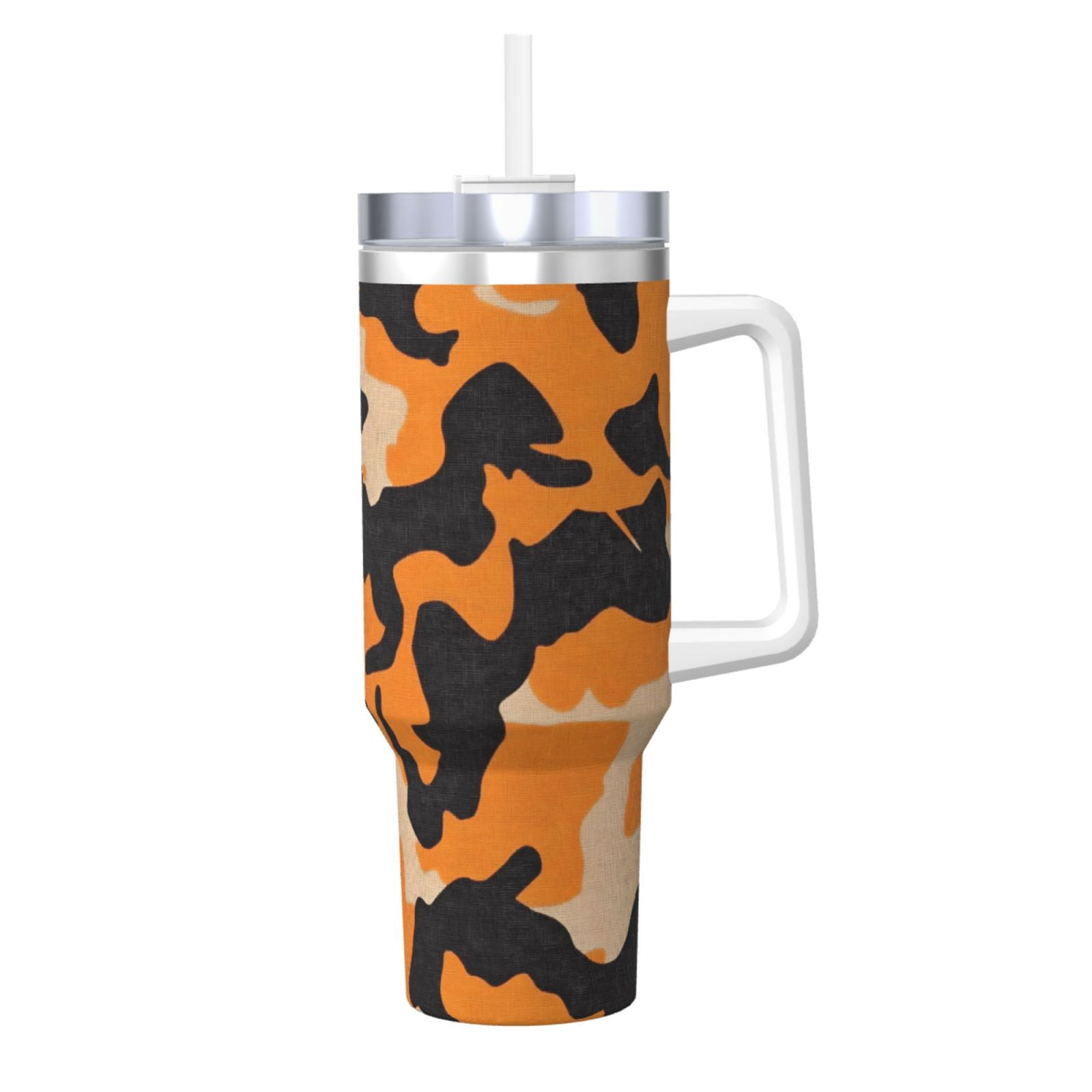 40zo Ice Bar Cup With Handle Double Insulation Large Capacity Rust ...