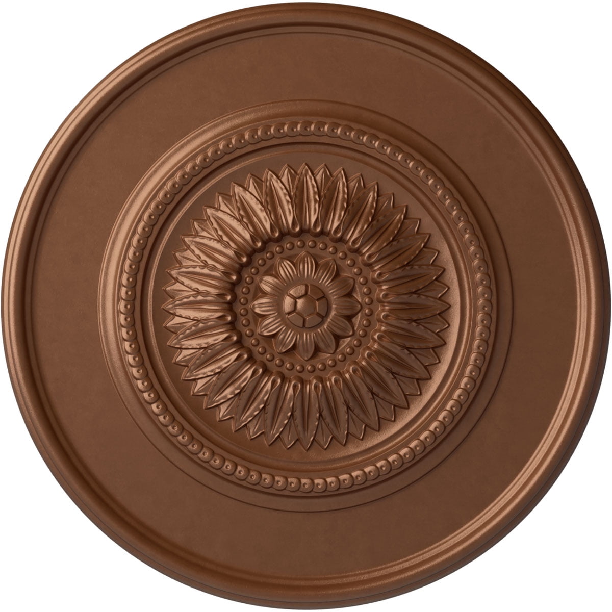 41 1/8"OD x 2 1/2"P Large Floral Ceiling Medallion, Hand-Painted ...