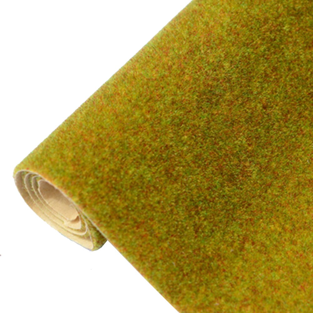 41 * 100cm Model Turf Paper Plush Nylon Lawn Simulation Grass ...